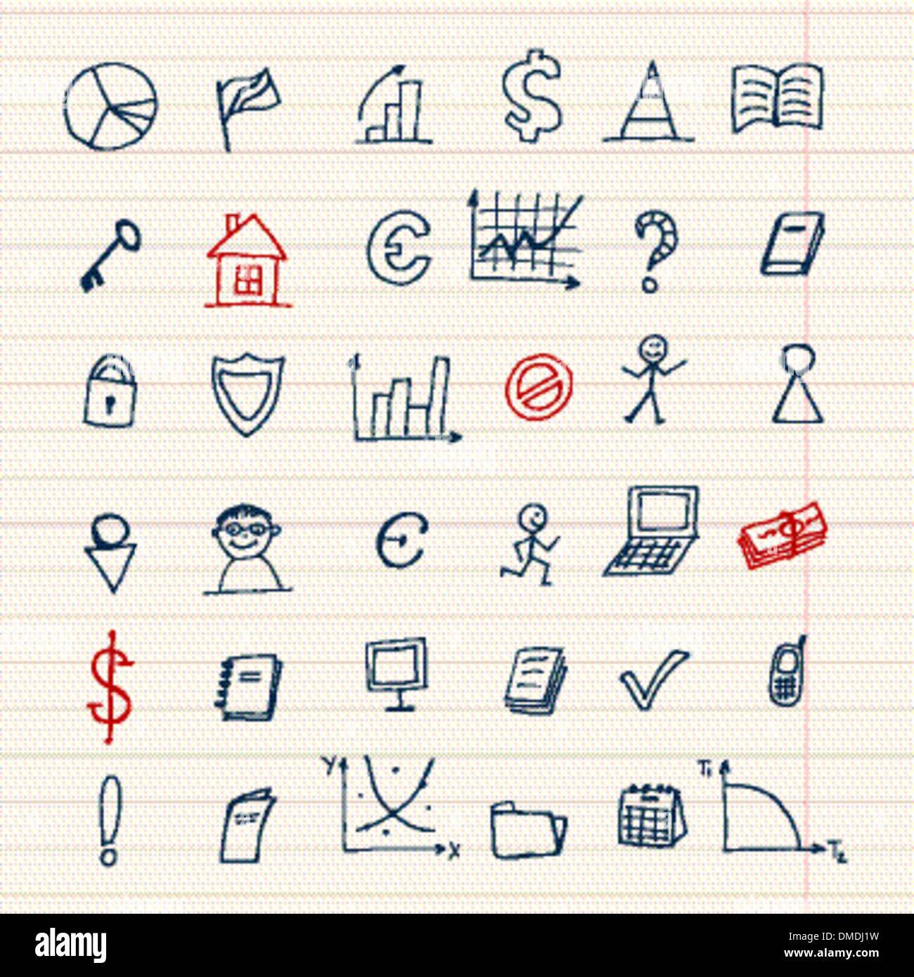 Set business finance graph Stock Vector Images - Alamy