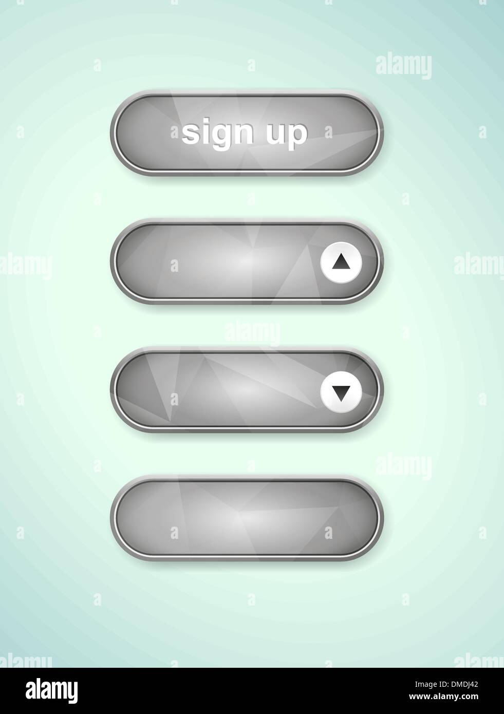 grey buttons set Stock Vector Image & Art - Alamy