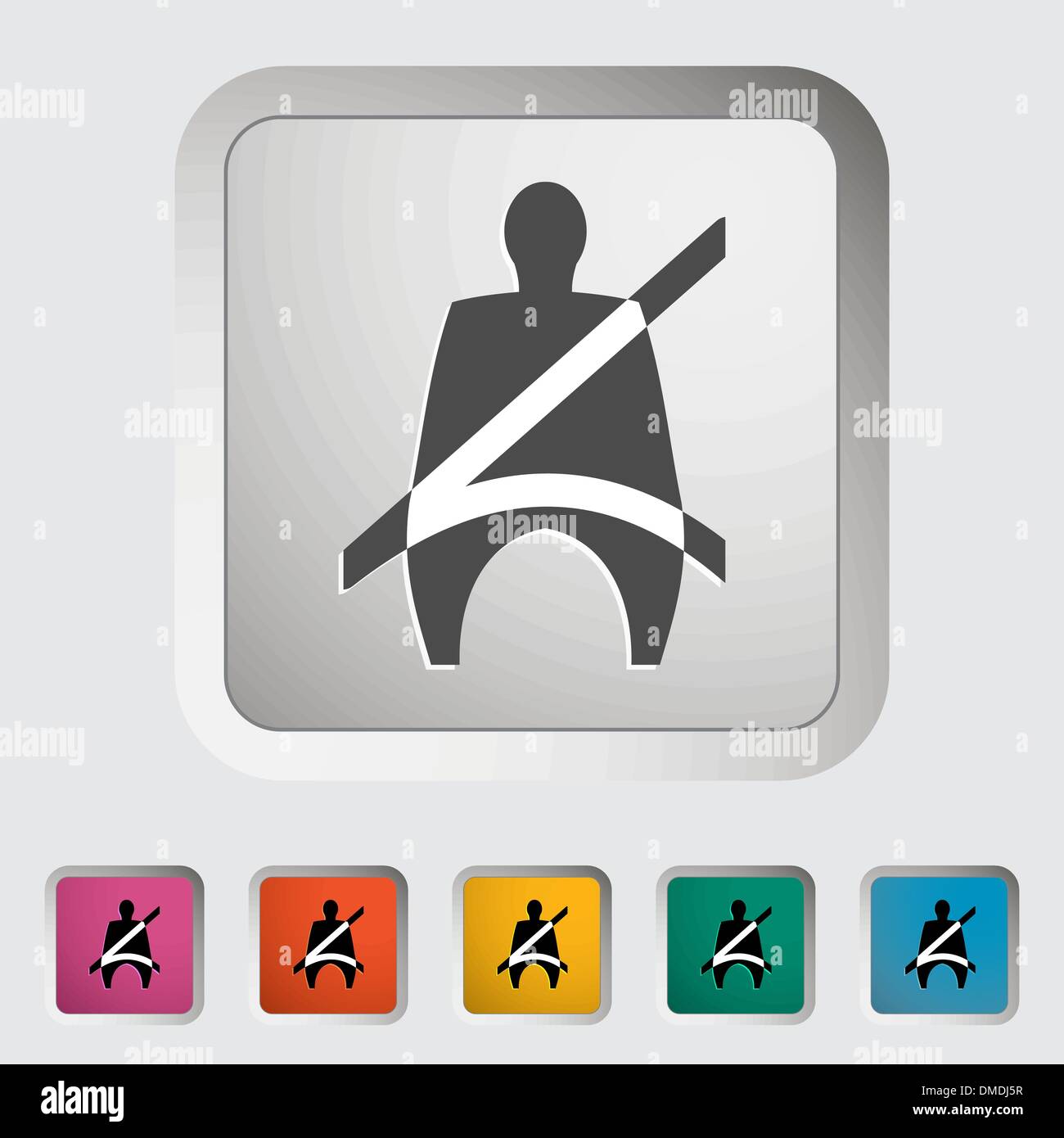 Seat belt vector vectors hi-res stock photography and images - Alamy