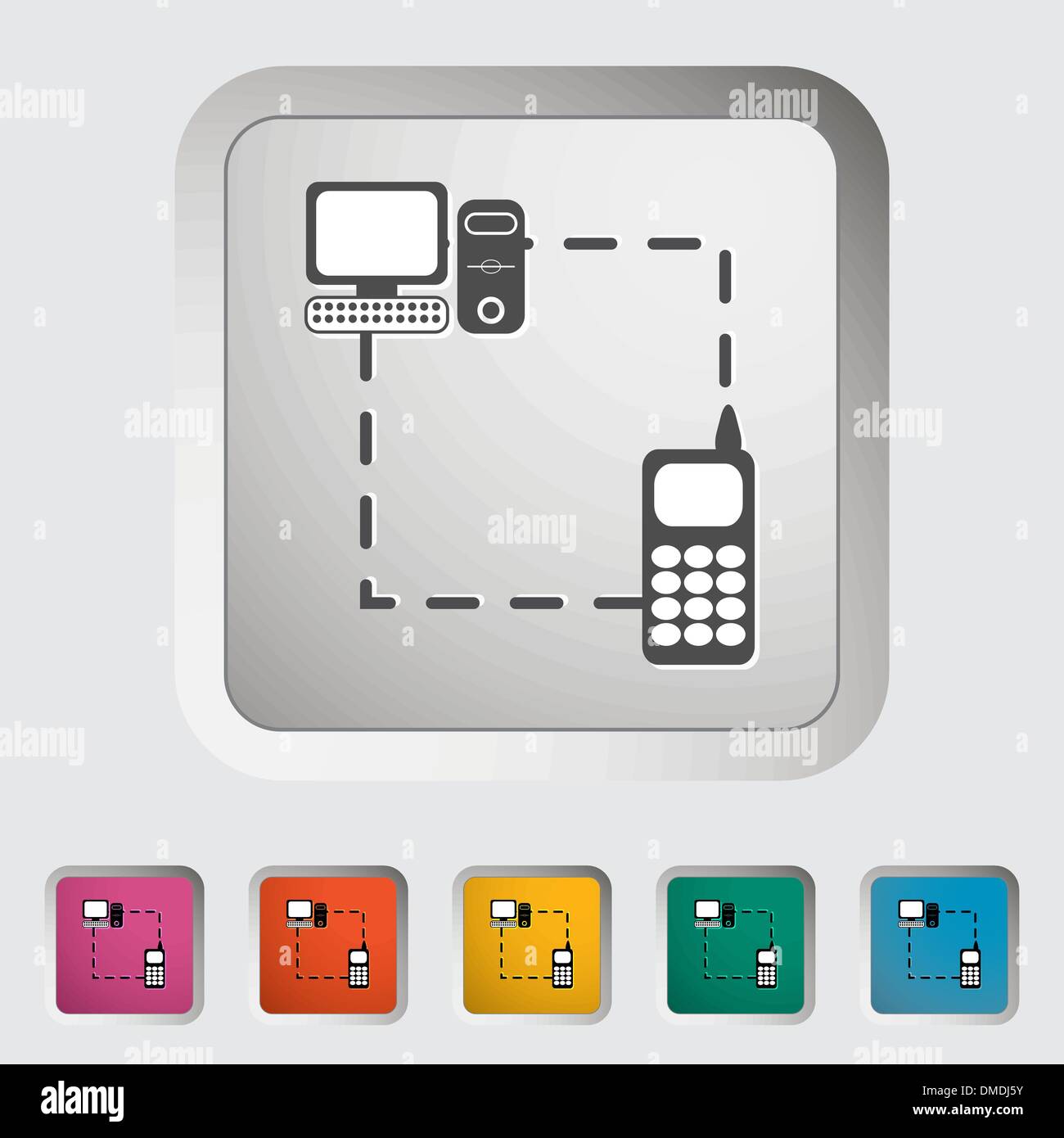 Sync device Stock Vector Images - Alamy