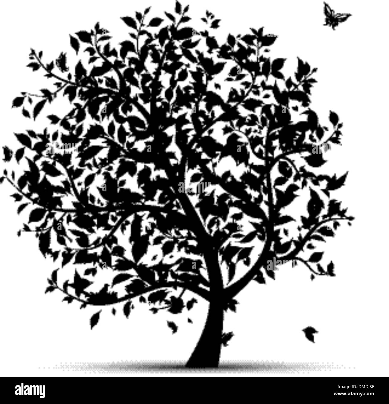 Garden stem art Stock Vector Images - Alamy