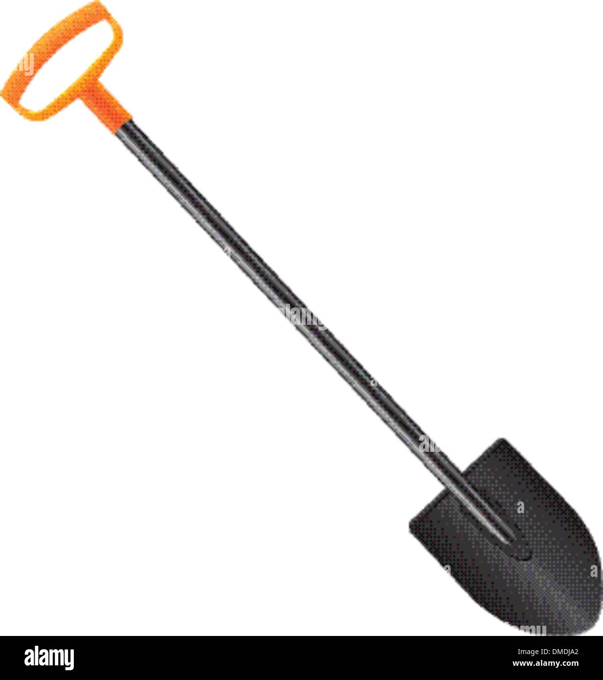 Shovel vector vector vectors hi-res stock photography and images - Alamy