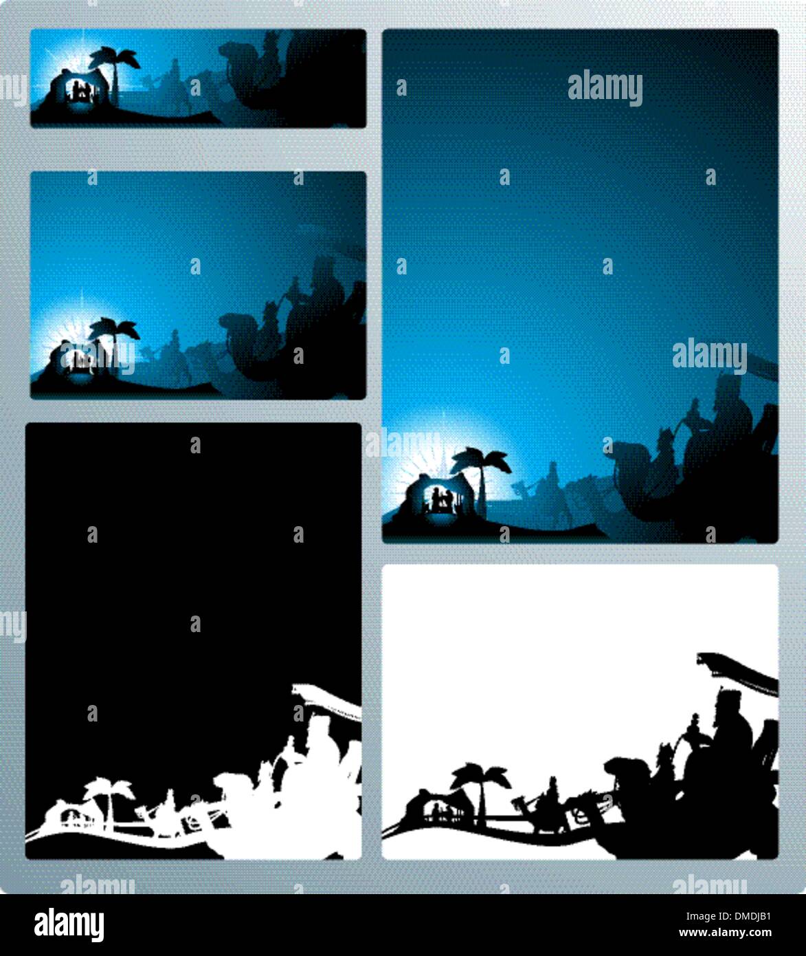 Nativity banners and letter Stock Vector Image & Art - Alamy