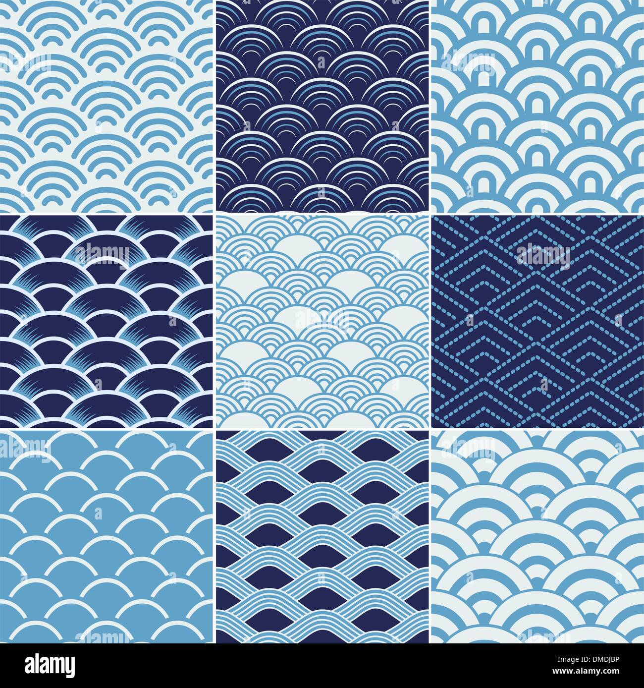 Traditional wave pattern hi-res stock photography and images - Alamy