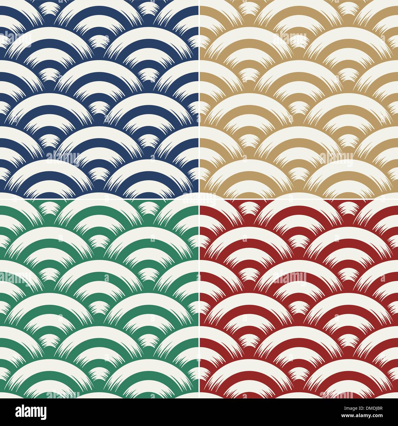 seamless ocean wave pattern Stock Vector Image & Art - Alamy