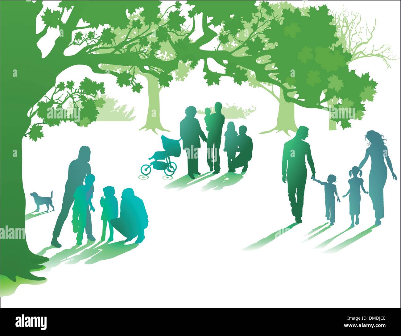 enjoy life together Stock Vector Image & Art - Alamy