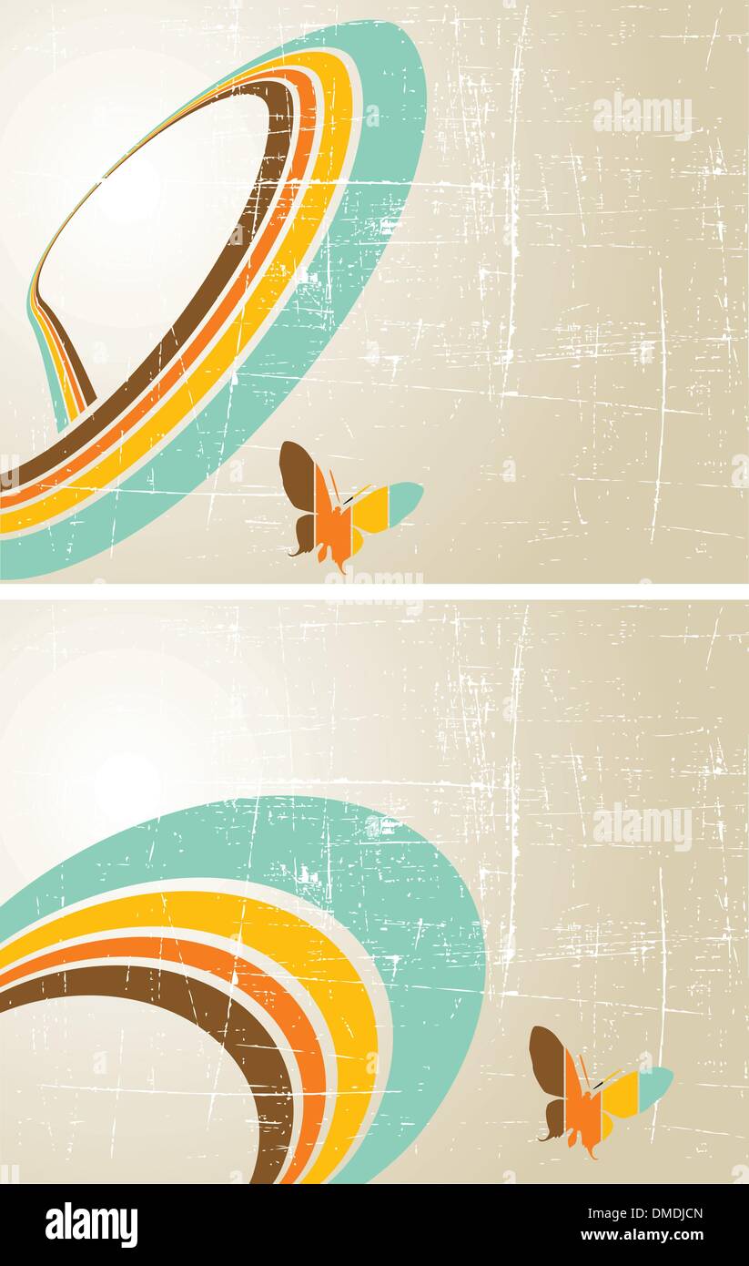 the vector retro grunge background Stock Vector Image & Art - Alamy