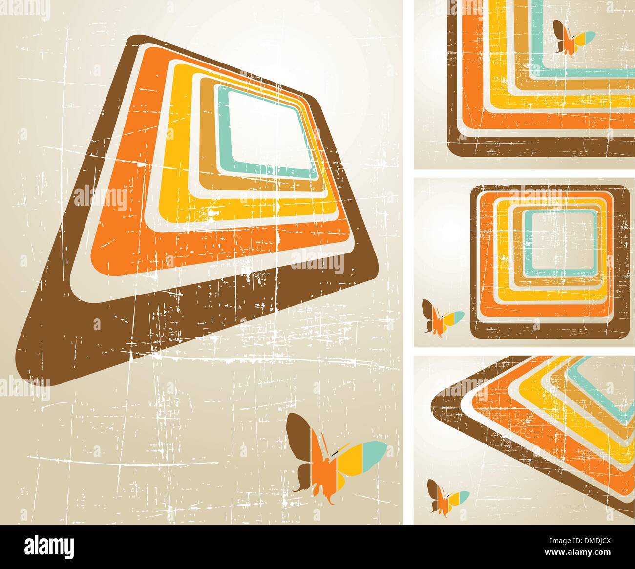 the vector retro grunge background Stock Vector Image & Art - Alamy