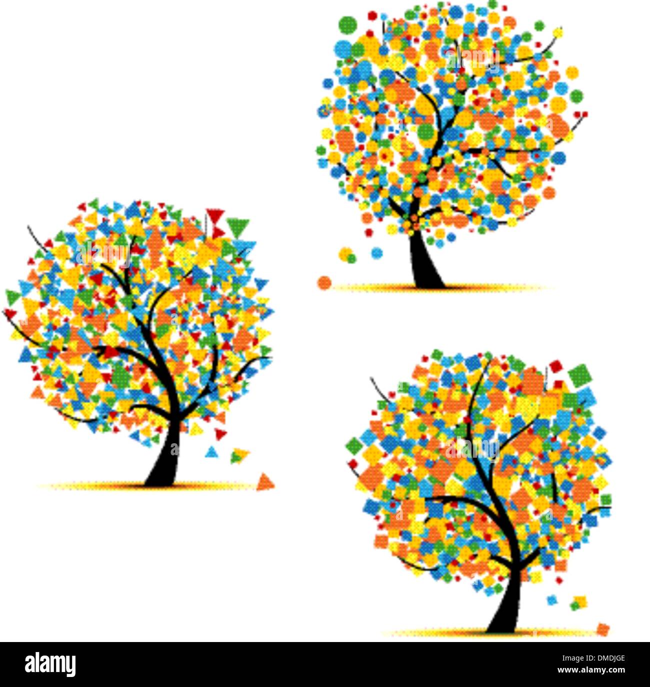 Abstract trees for your design Stock Vector Image & Art - Alamy