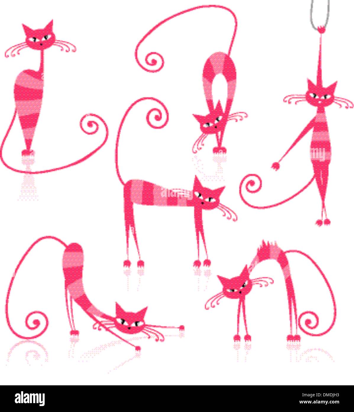 Graceful line drawing Cut Out Stock Images & Pictures - Alamy