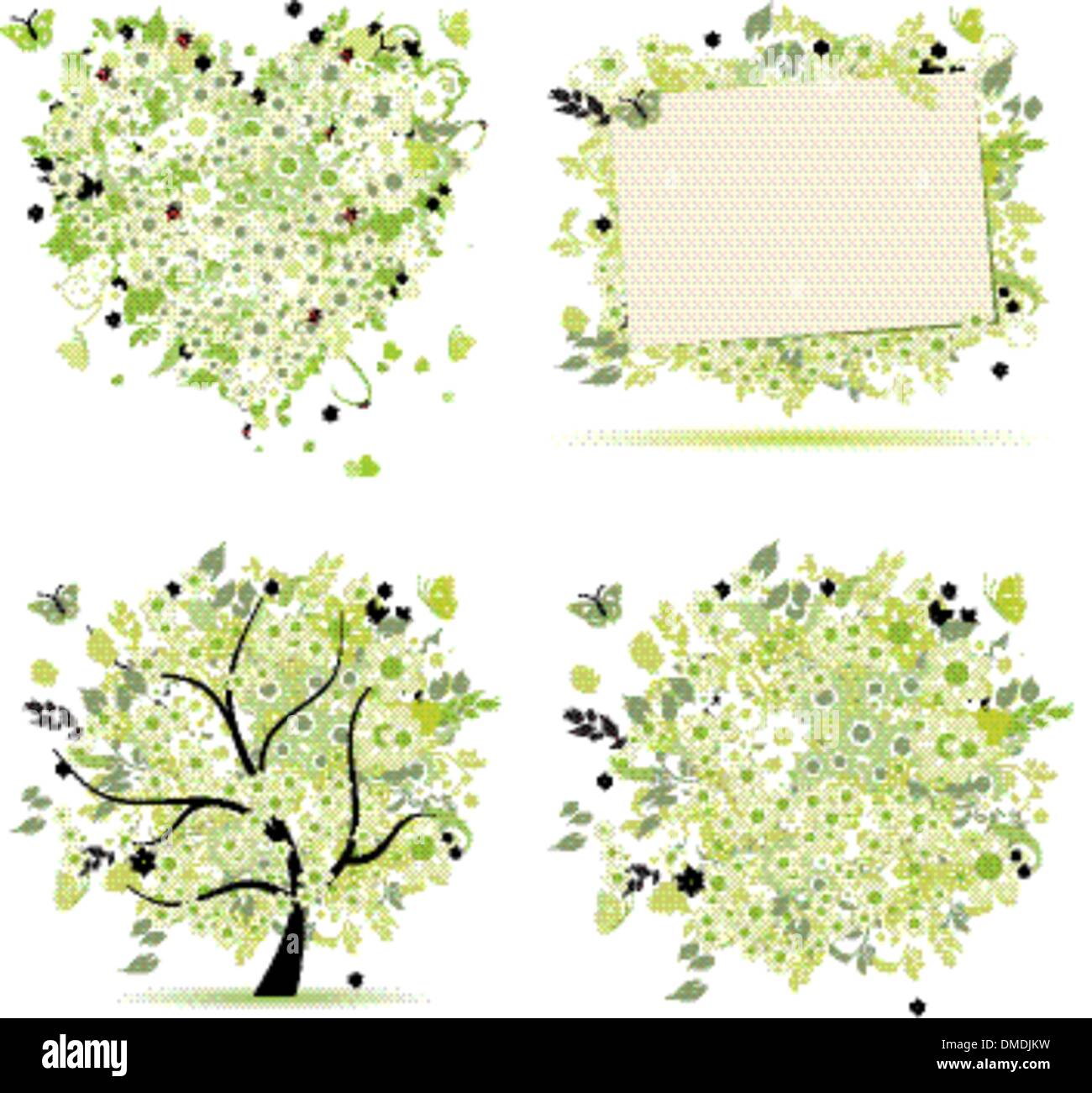 Bouquet design decoration Stock Vector Images - Alamy