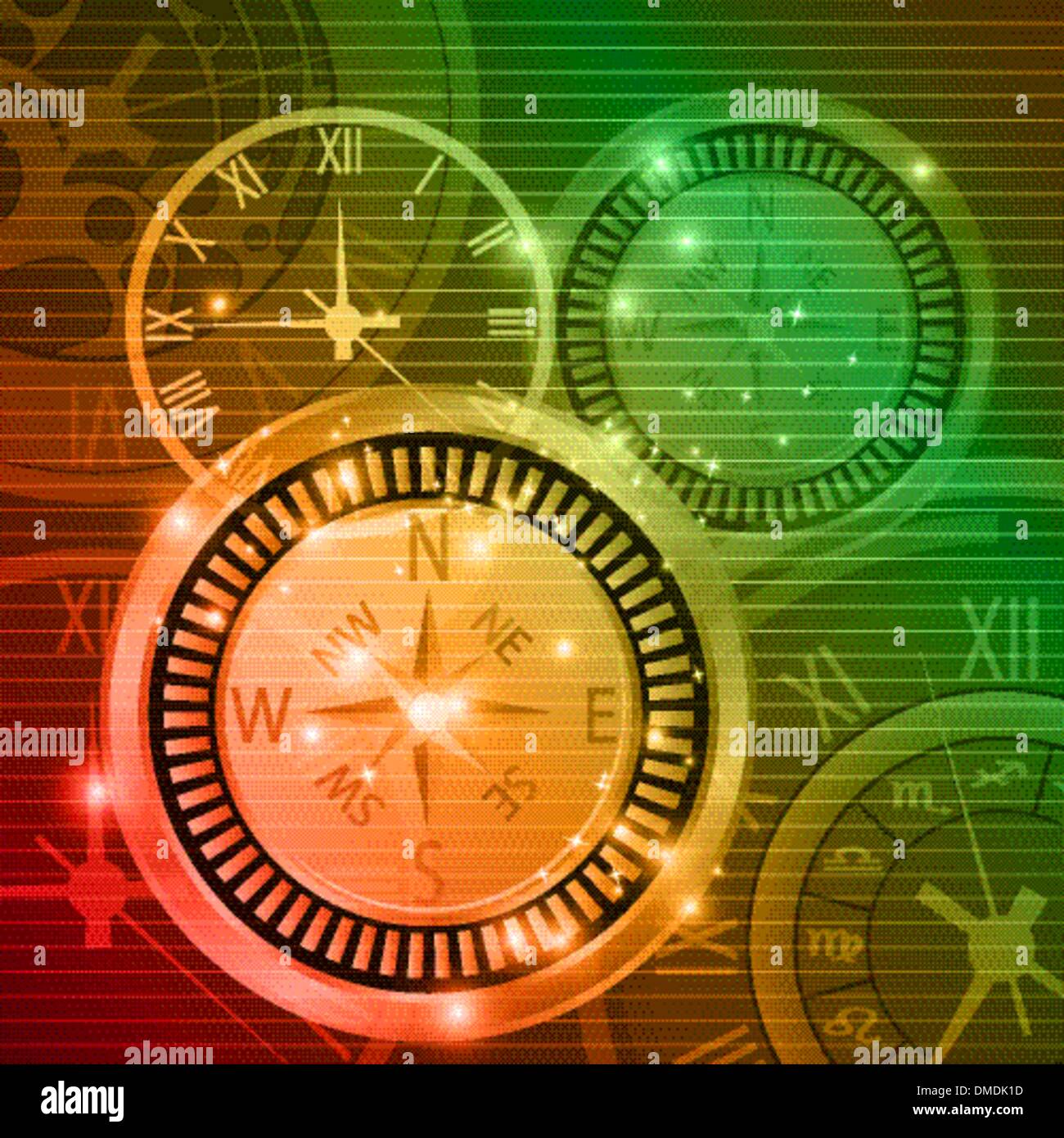 abstract compass background vector eps 10 Stock Vector Image & Art - Alamy