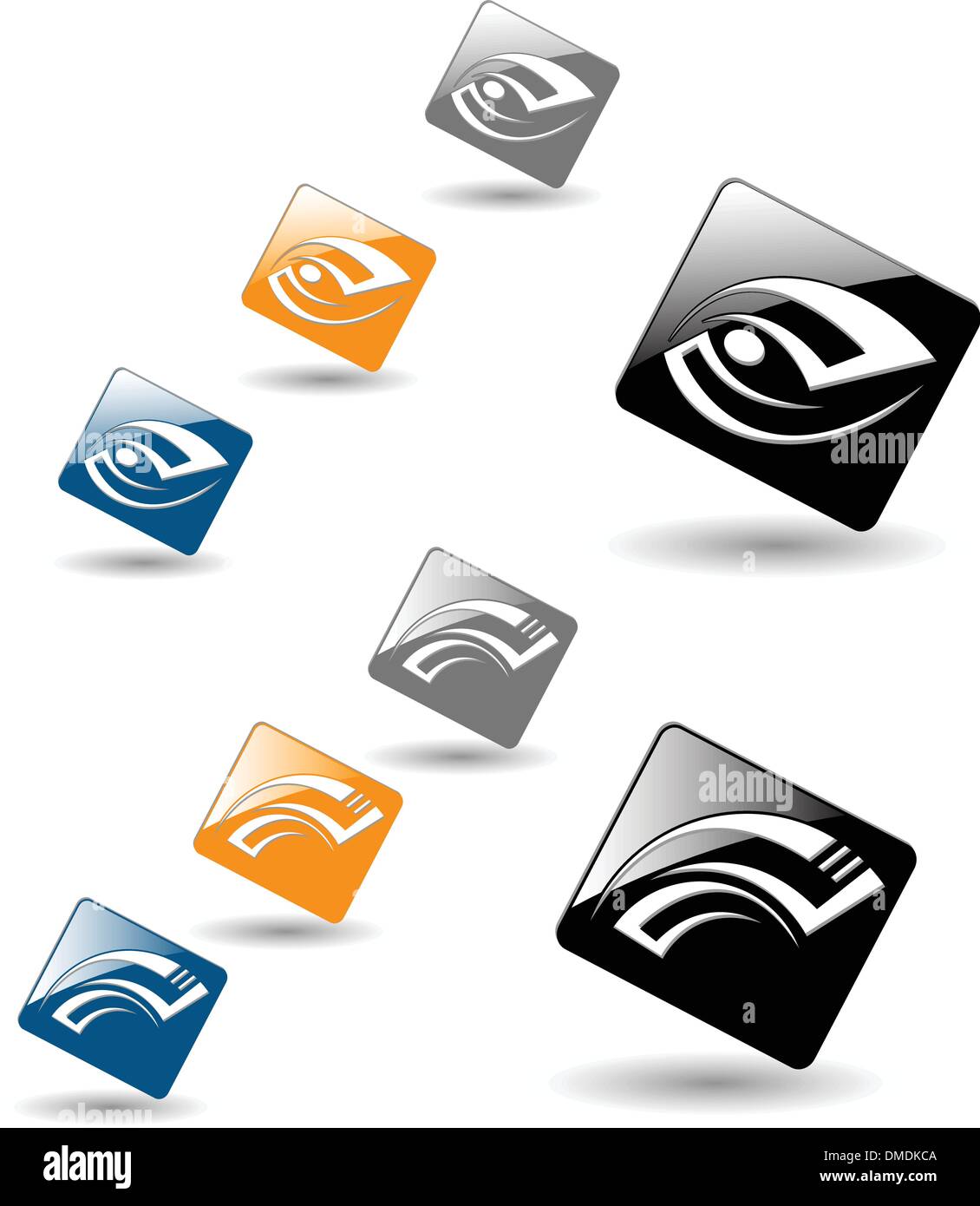 Abstract geometric design element Stock Vector Images - Alamy