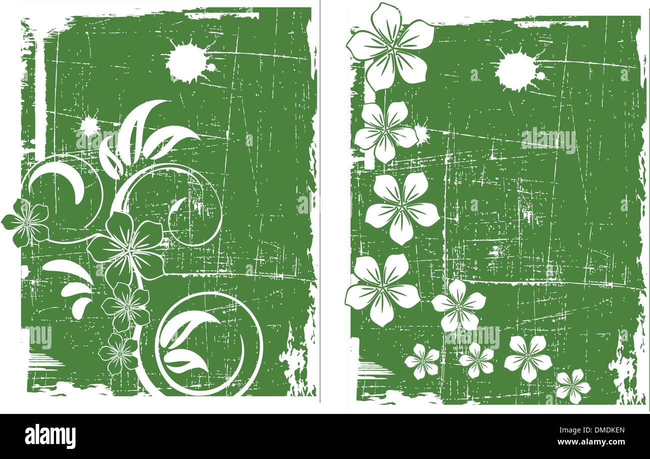 Set vector drawing green Stock Vector Images - Alamy