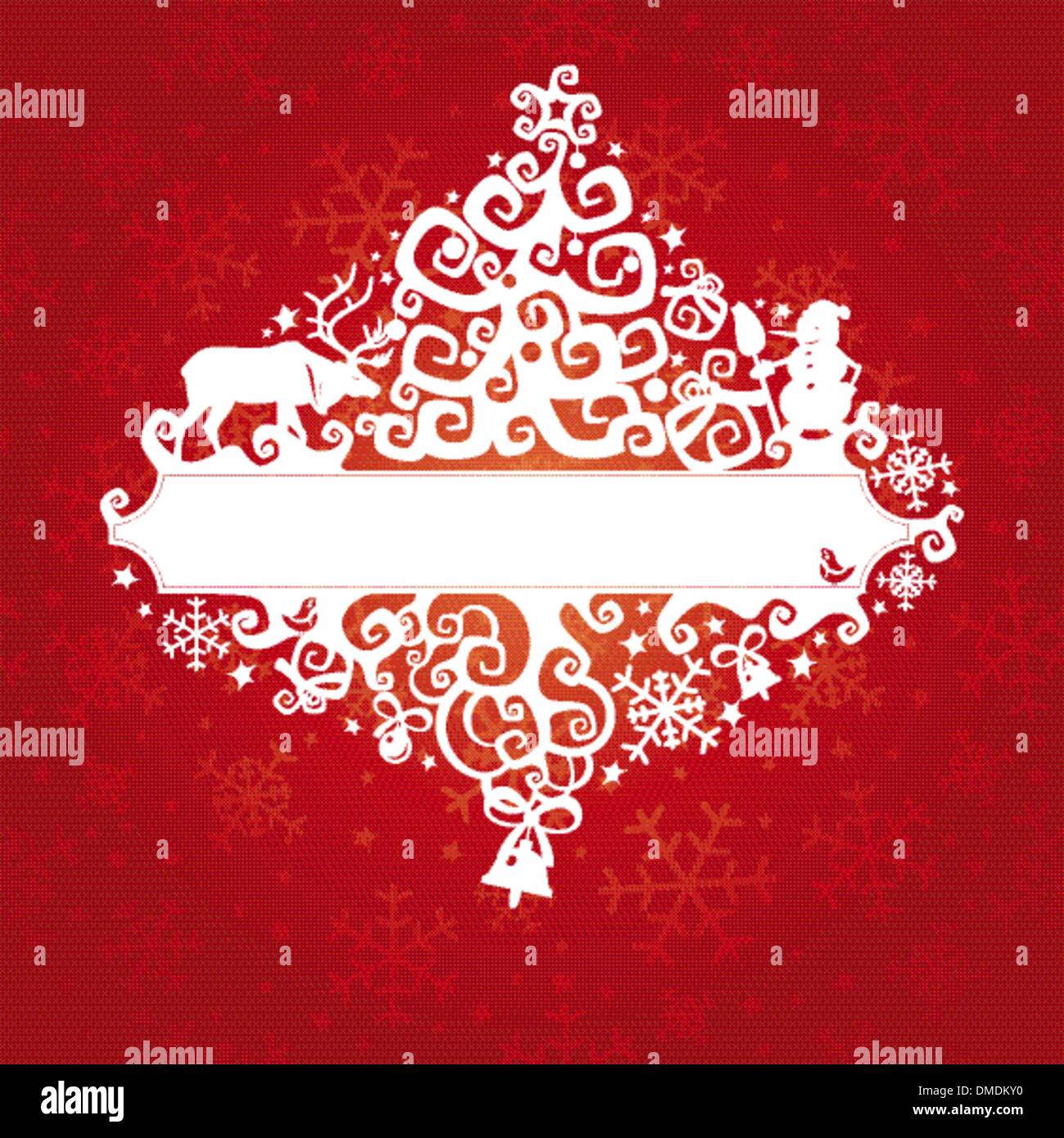 Christmas Card Vector Illustration Stock Vector Image Art Alamy