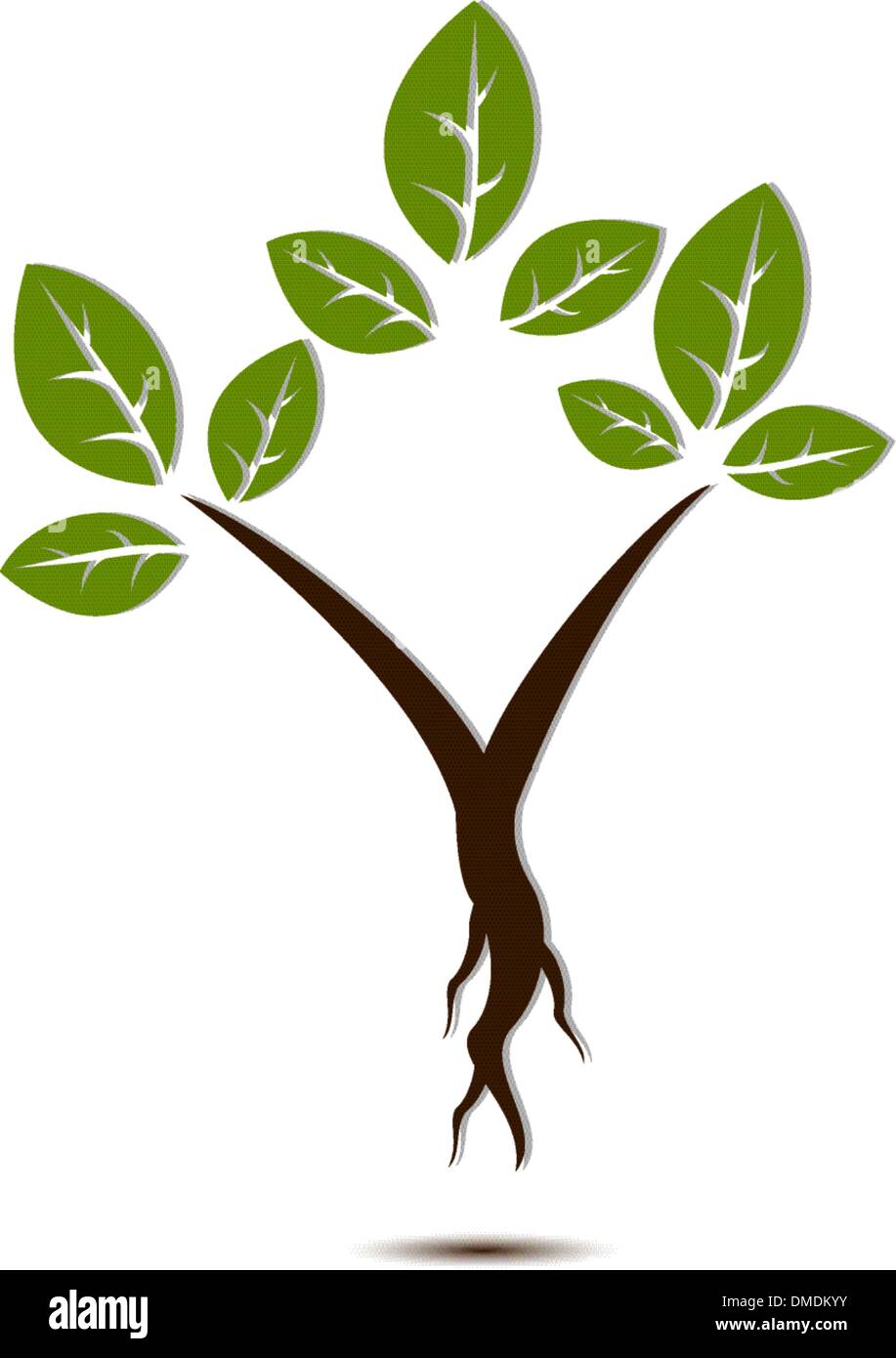 vector background with tree Stock Vector Image & Art - Alamy