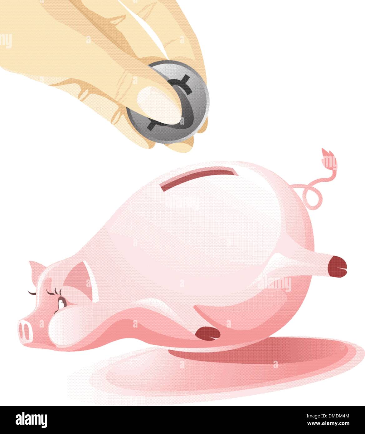 piggy coin bank Stock Vector Image & Art - Alamy