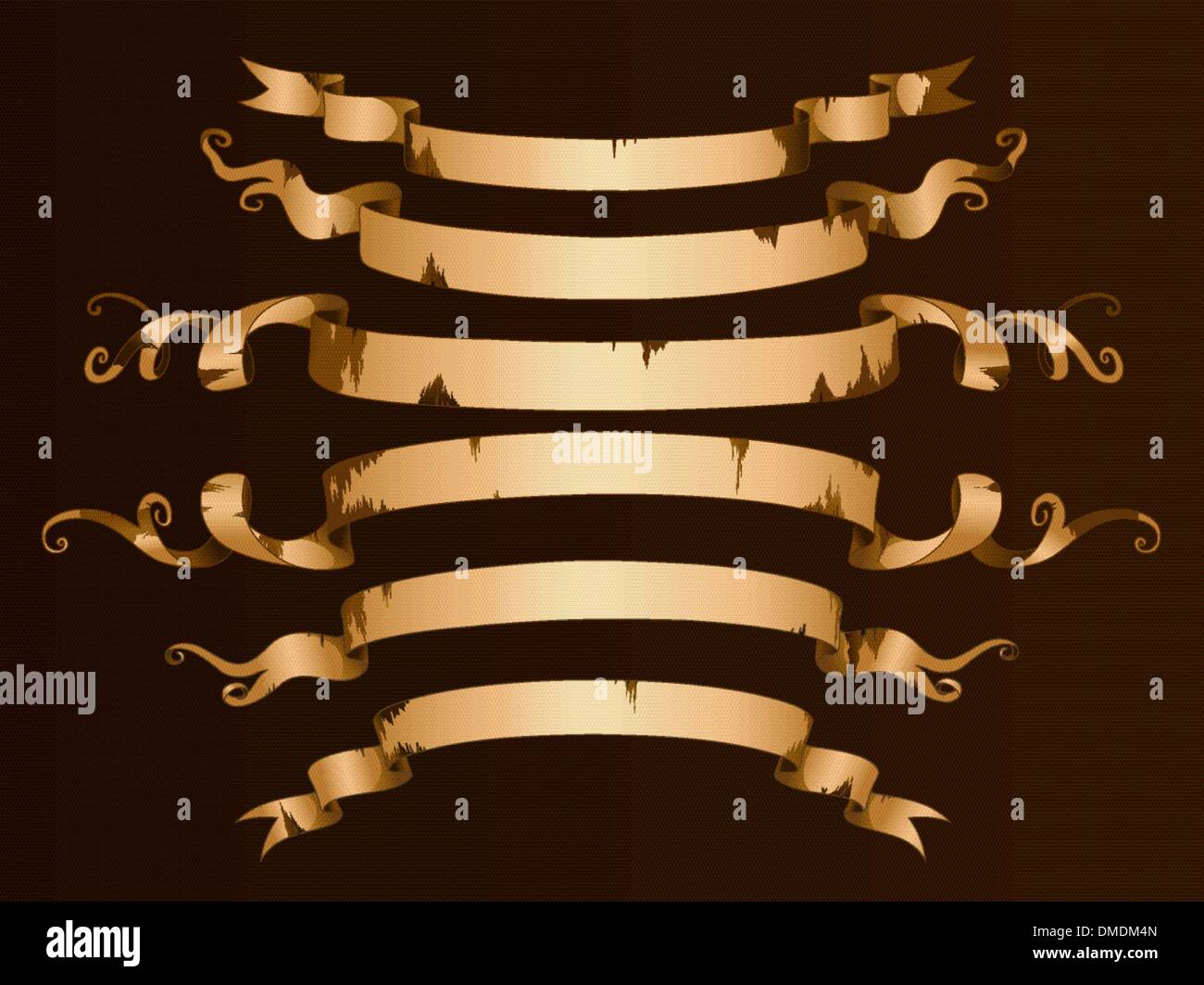 Old vector ribbon banner set Stock Vector Image & Art - Alamy