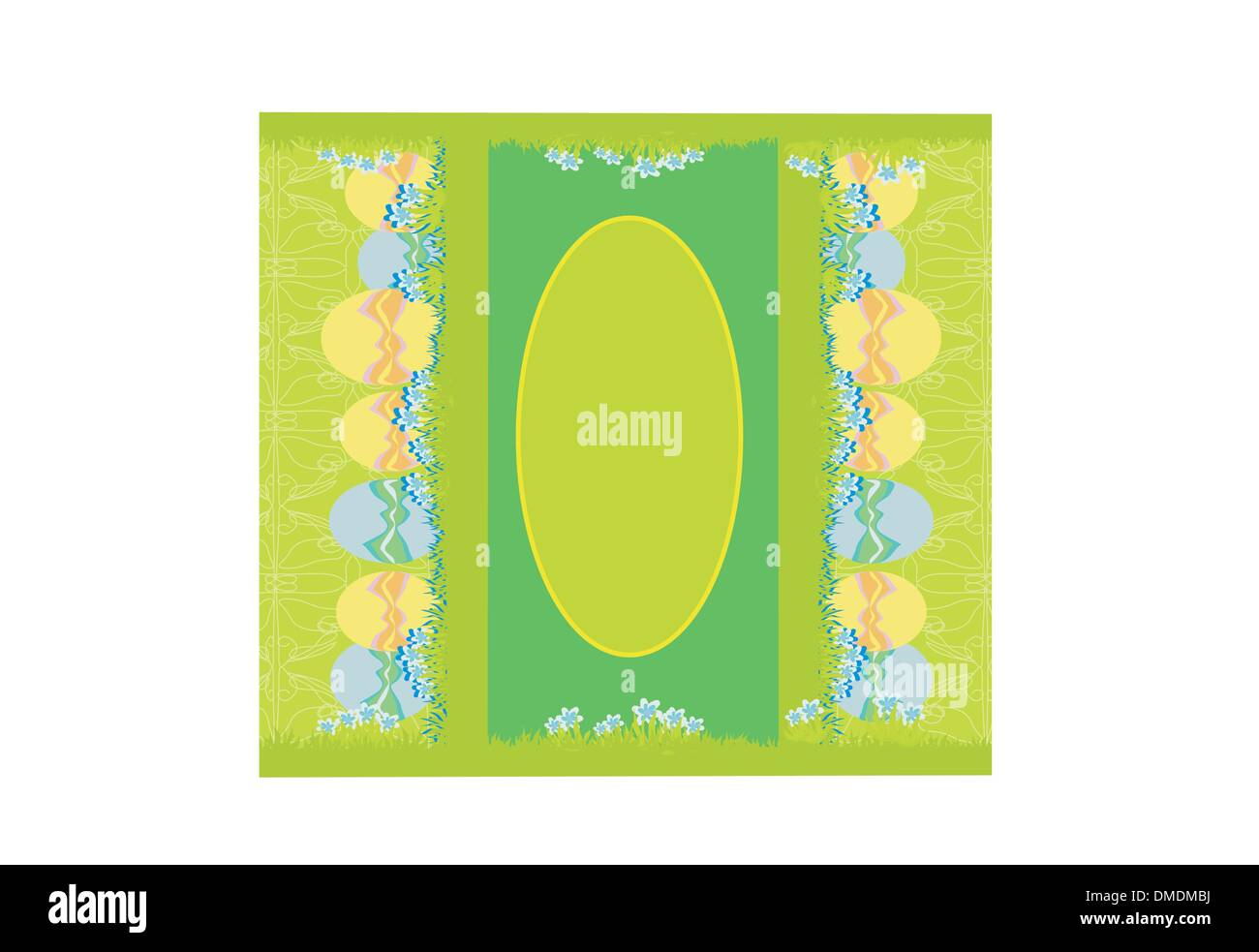 Easter festive background and egg in grass Stock Vector Image & Art - Alamy