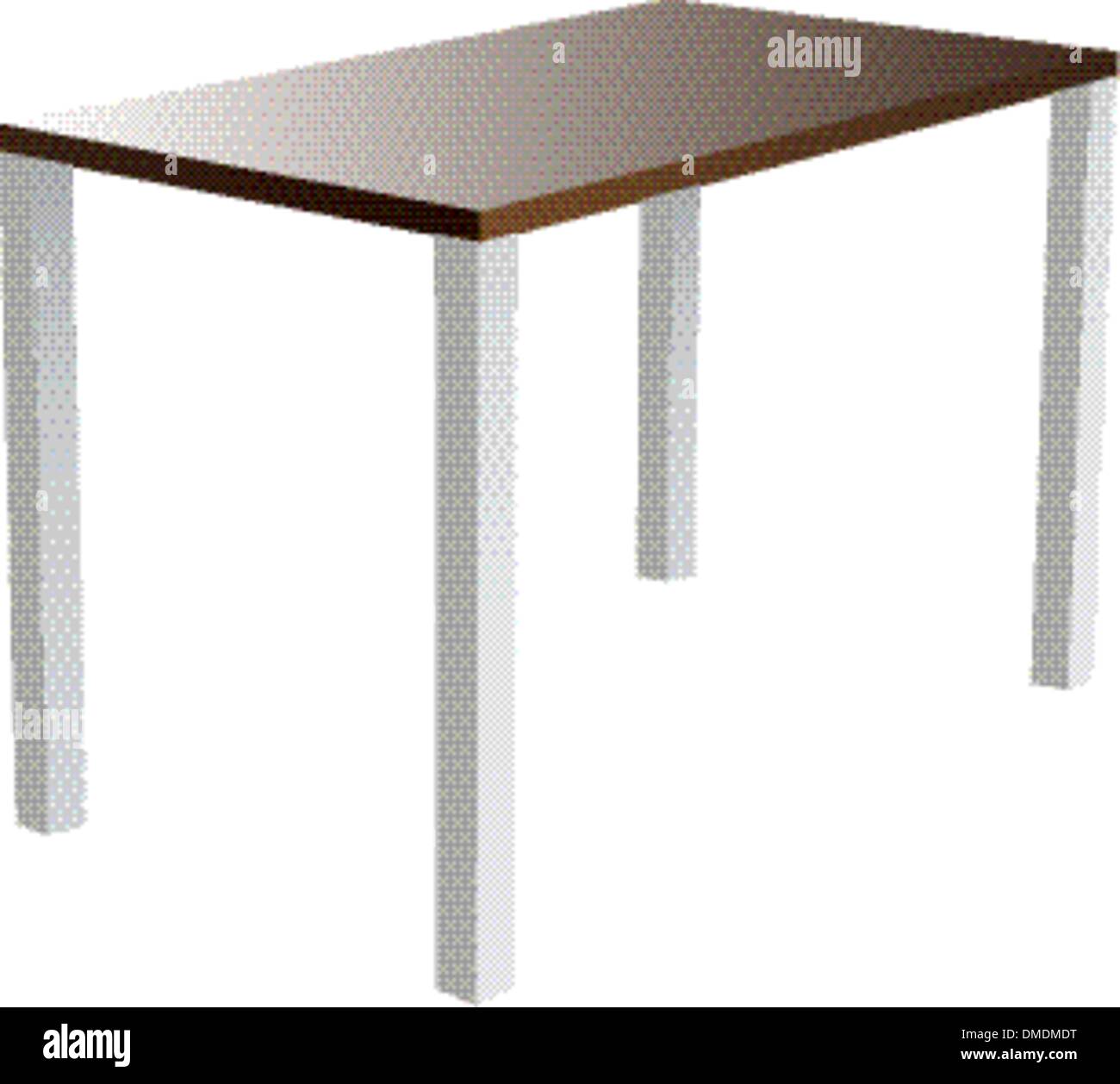 Desk vector vectors hi-res stock photography and images - Alamy