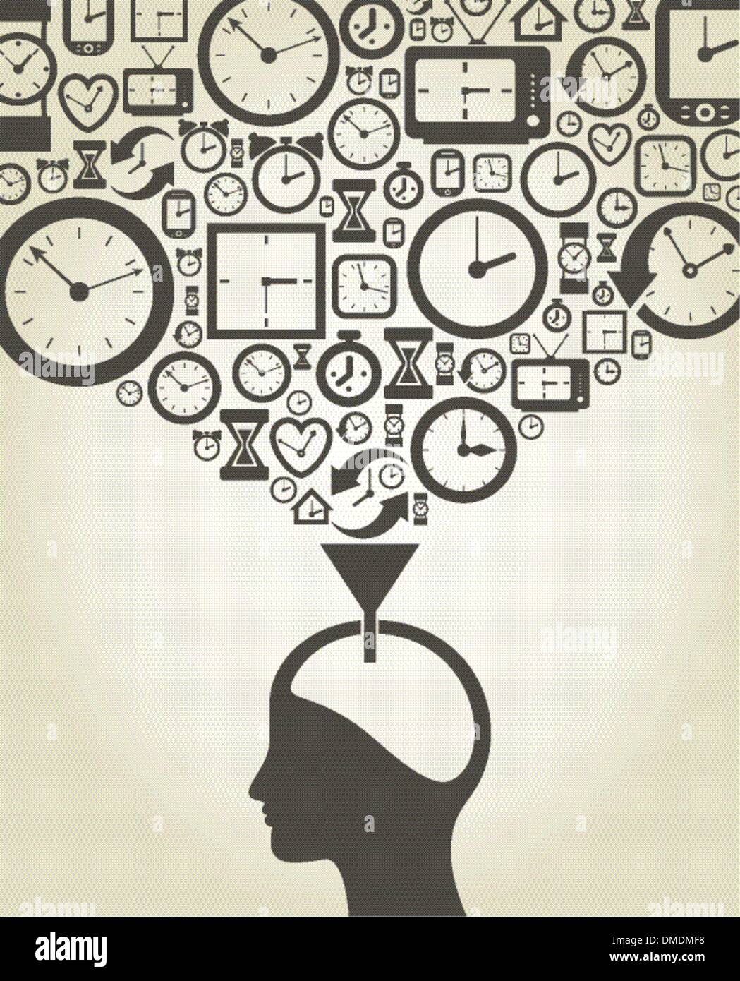 Time abstraction Stock Vector Images - Alamy