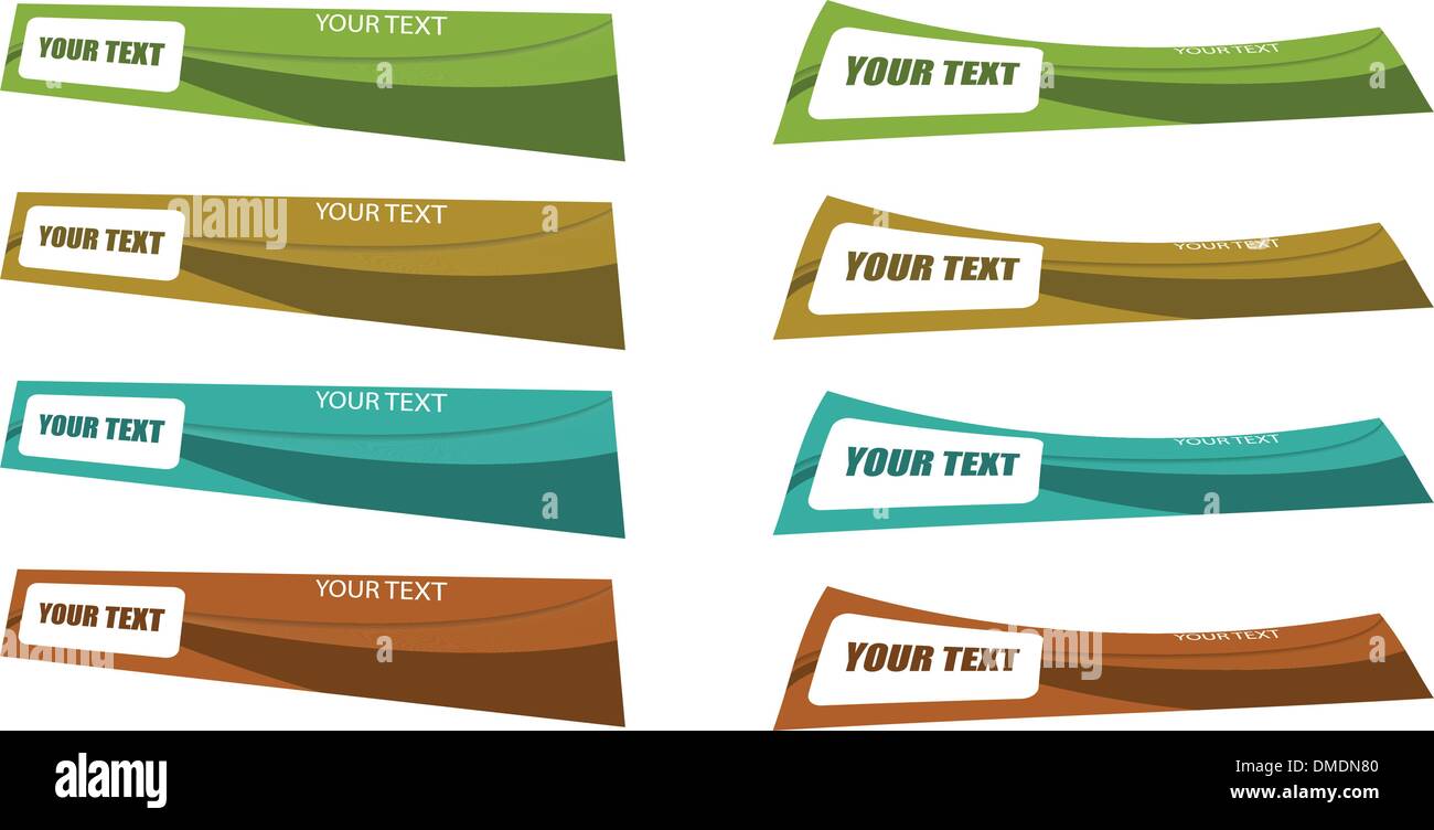 the vector color banner set Stock Vector Image & Art - Alamy