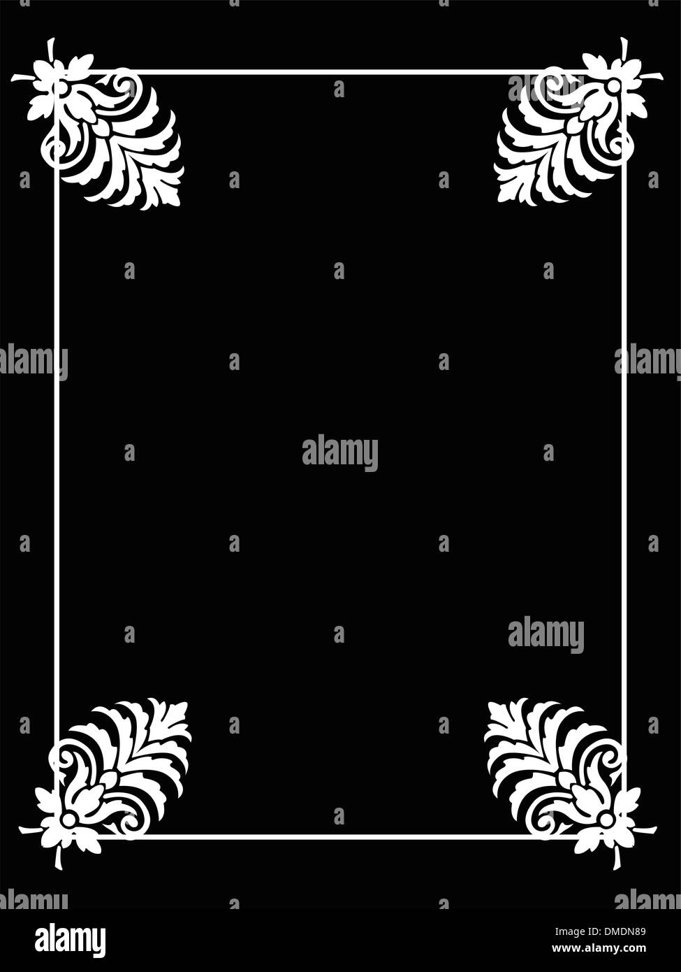 Set vector art deco Black and White Stock Photos & Images - Alamy