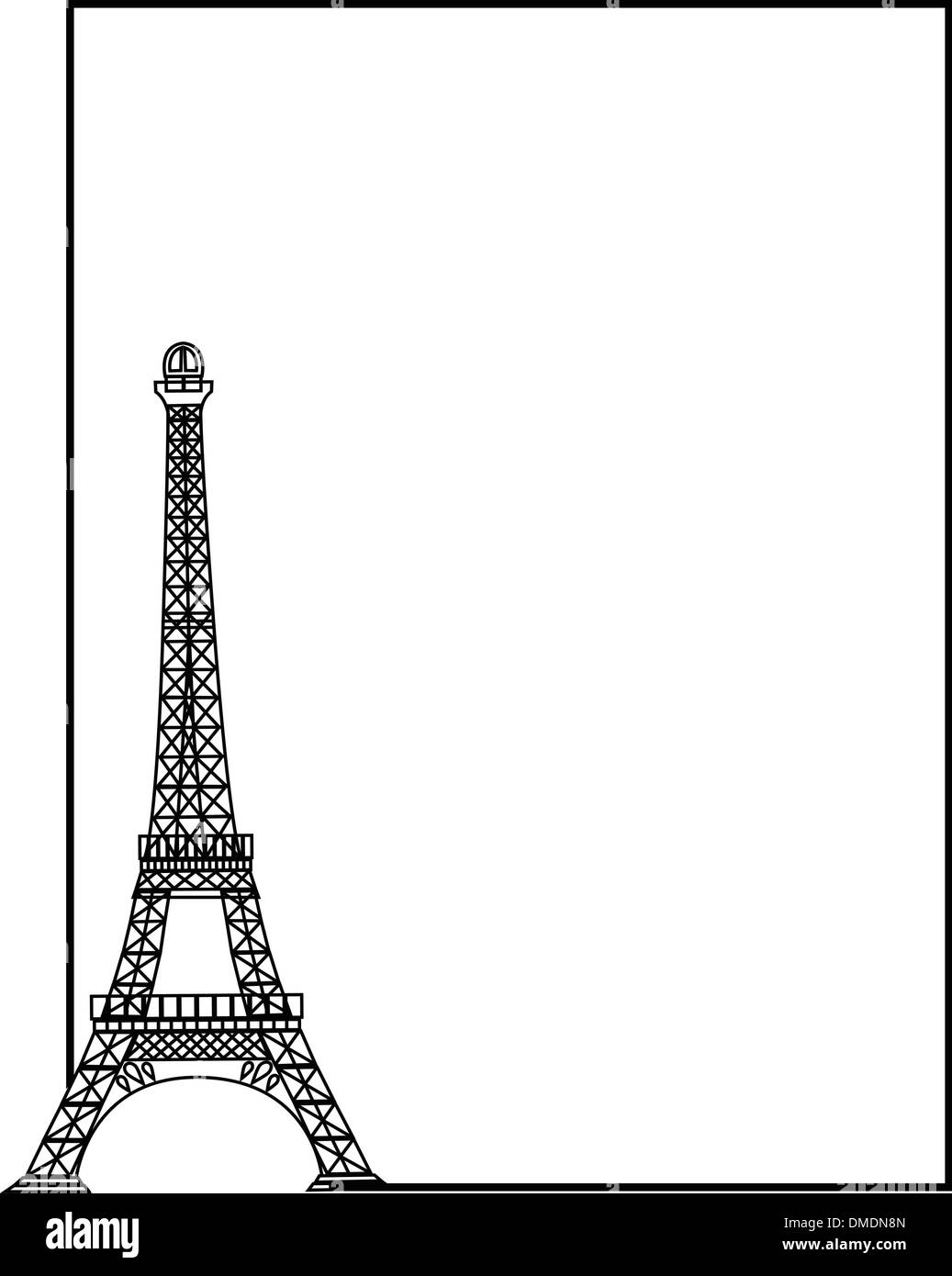 the vector eiffel tower Stock Vector Image & Art - Alamy