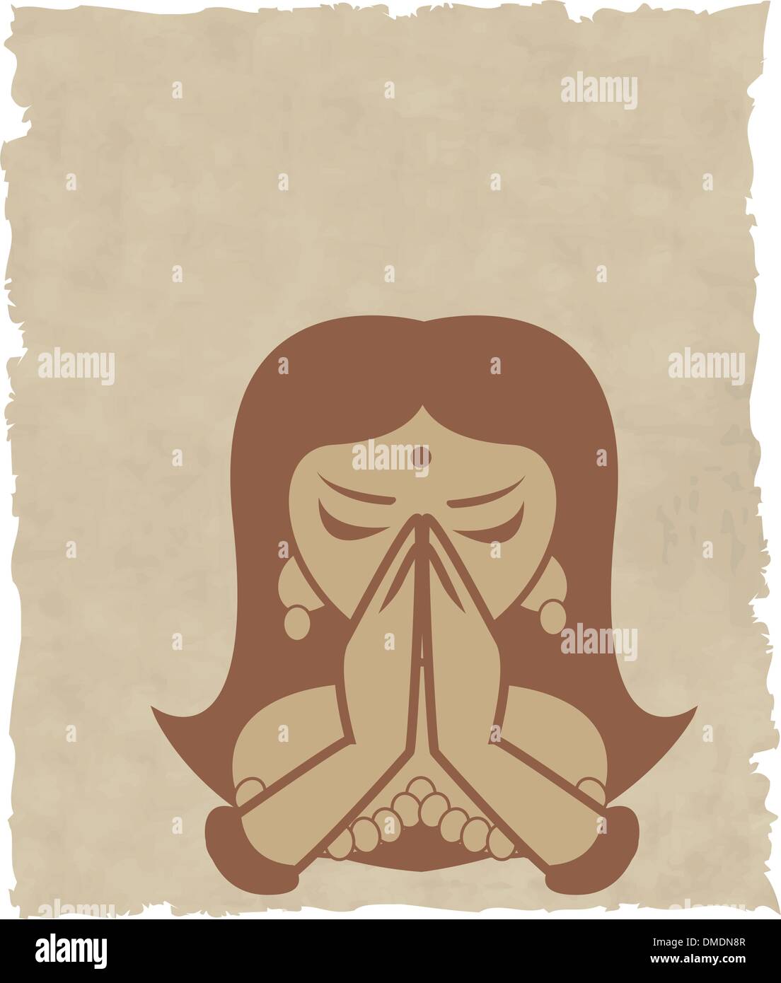 the vector indian girl Stock Vector Image & Art - Alamy