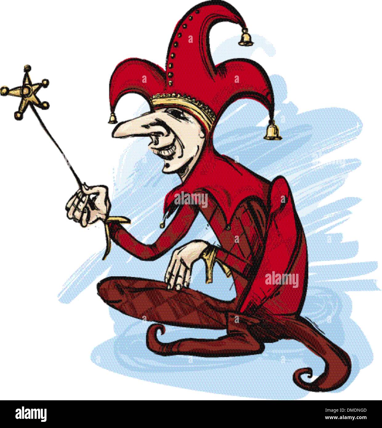 The court jester Stock Vector Images - Alamy