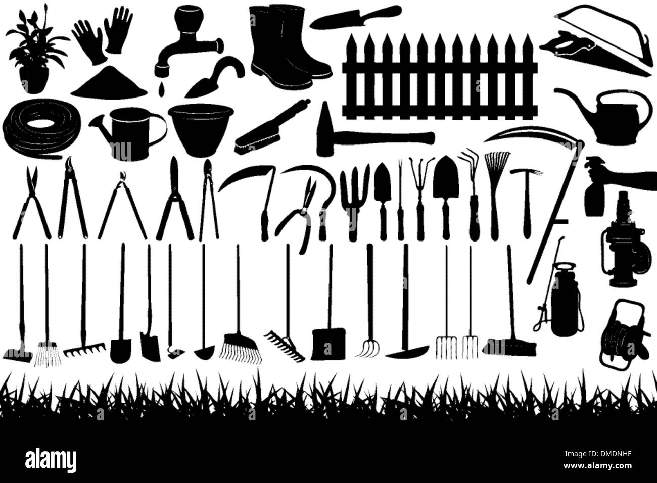 Gardening tools cleaning tools hi-res stock photography and images - Alamy