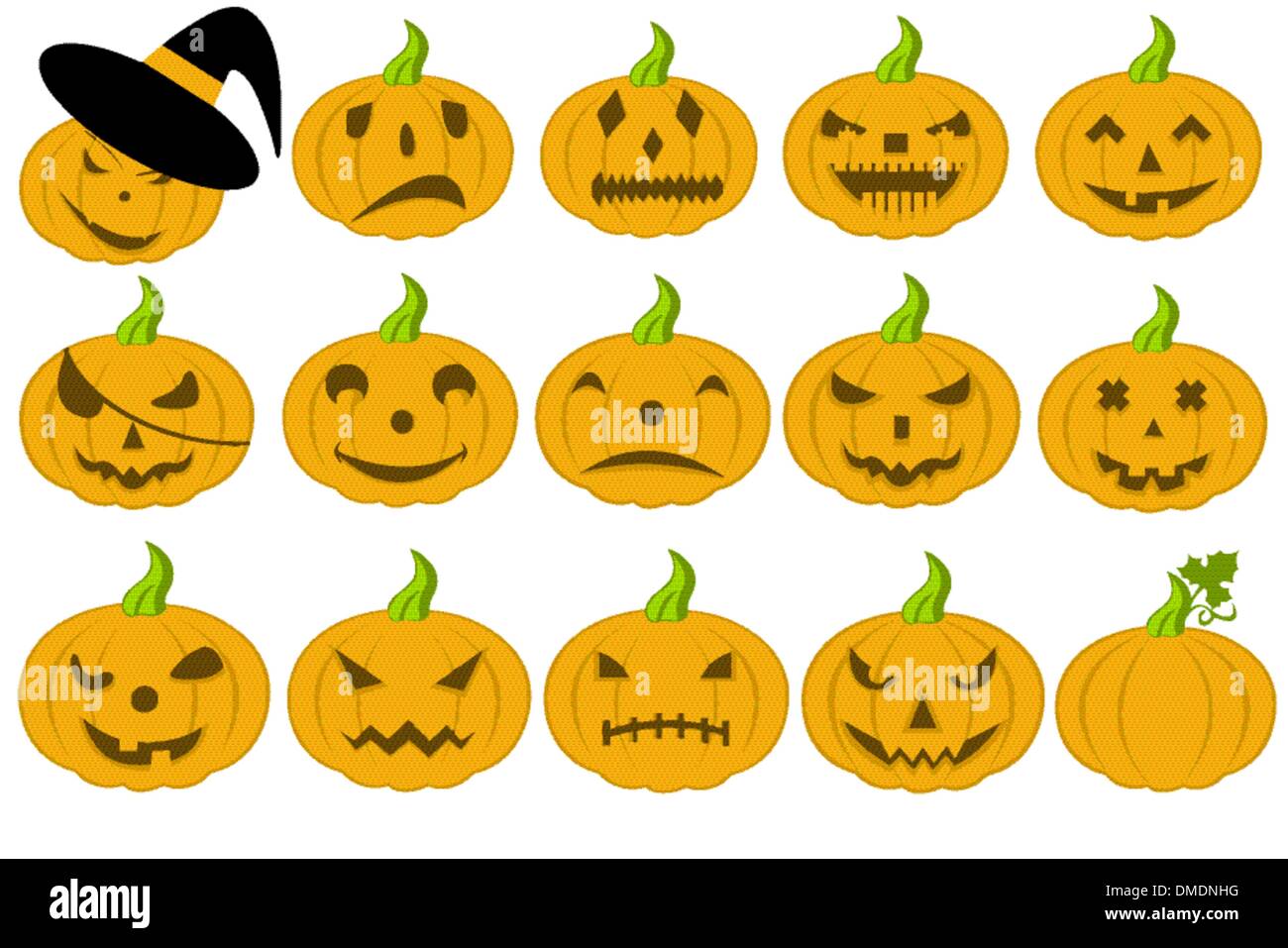 Round pumpkins Stock Vector Images - Alamy