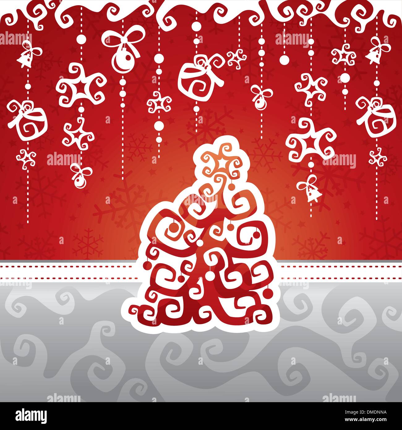 Christmas Card Vector Illustration Stock Vector Image Art Alamy