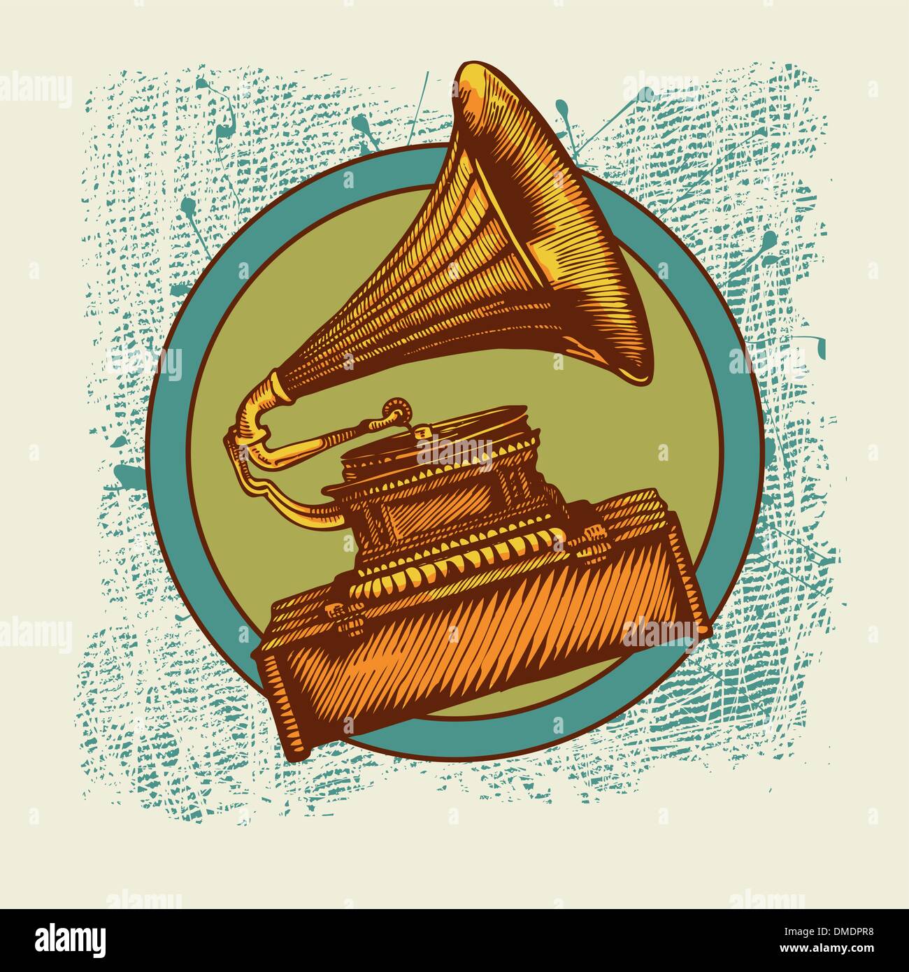 Cartoon gramophone hi-res stock photography and images - Alamy