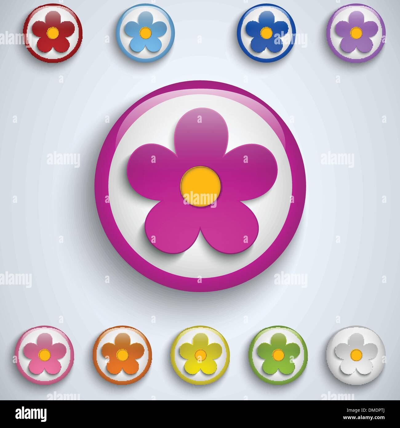 Spring flower icon hi-res stock photography and images - Alamy
