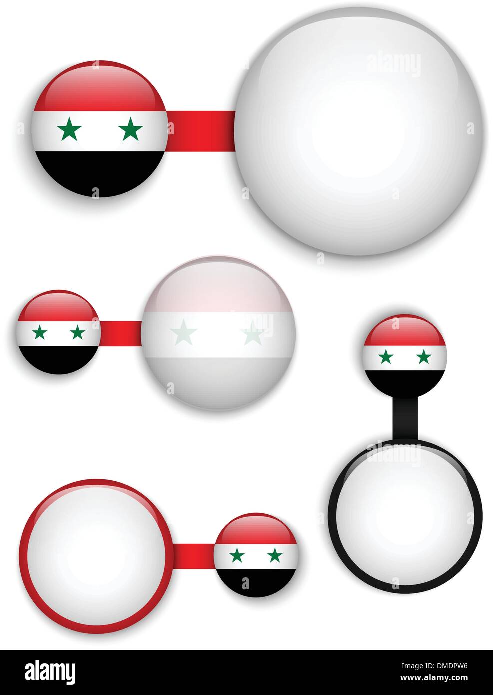 Vector - Syria Country Set of Banners Stock Vector Image & Art - Alamy