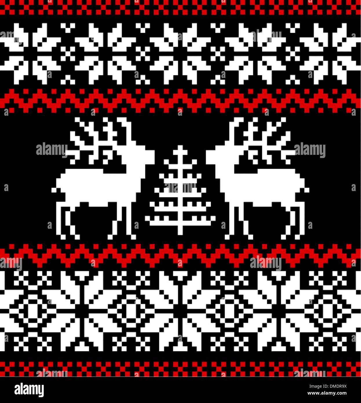 Norwegian christmas tree Stock Vector Images - Alamy