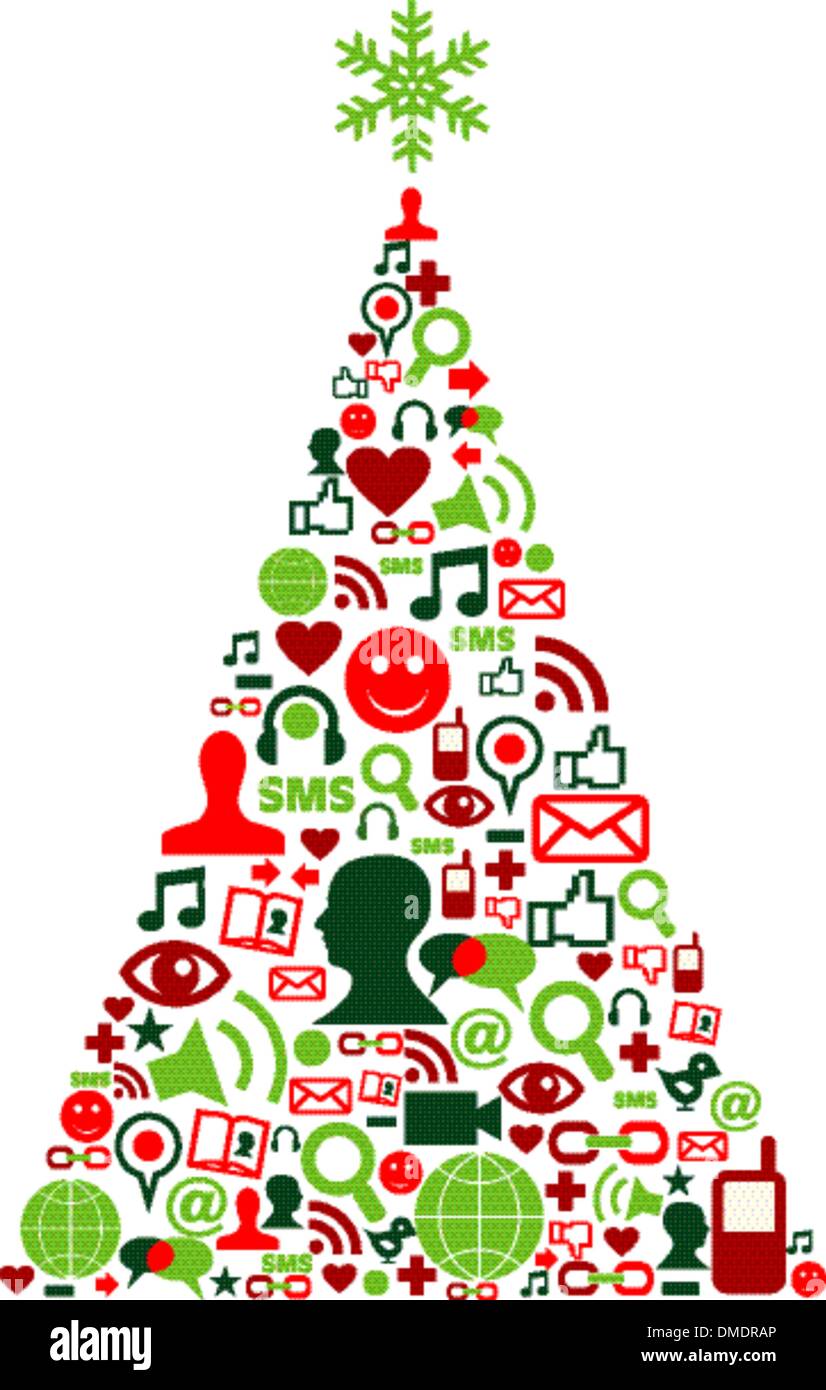 Social media network tree Stock Vector Images - Alamy