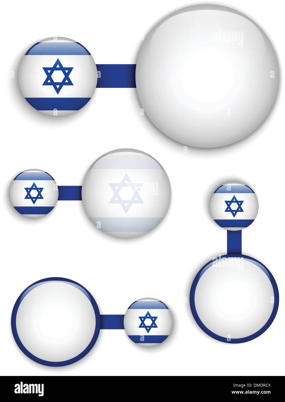 Vector - Israel Country Set of Banners Stock Vector Image & Art - Alamy