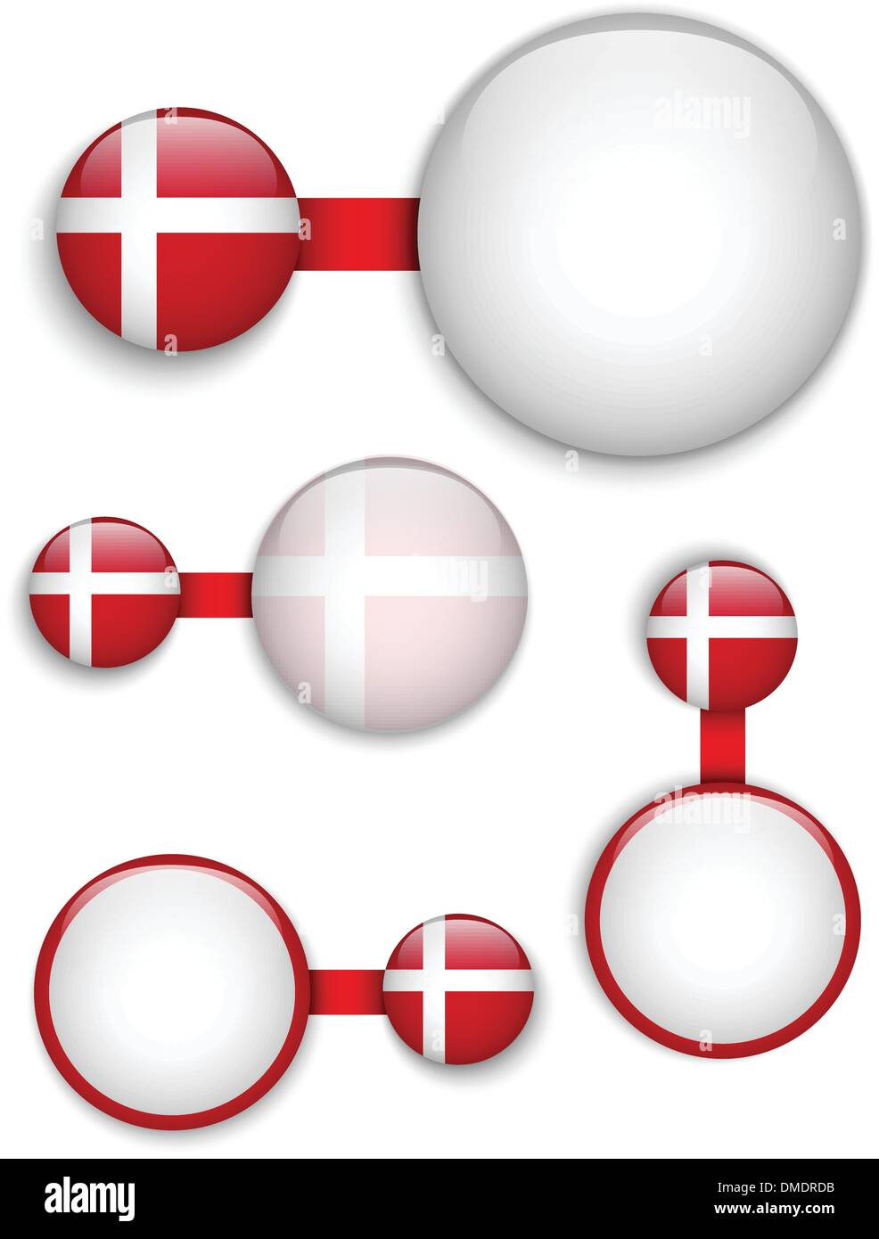 Vector - Denmark Country Set of Banners Stock Vector Image & Art - Alamy