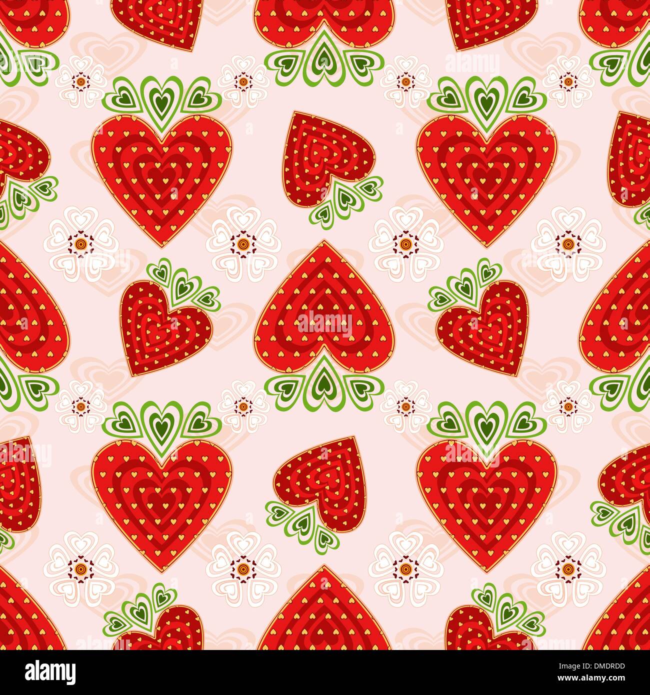 Strawberry pink flower Stock Vector Images - Alamy