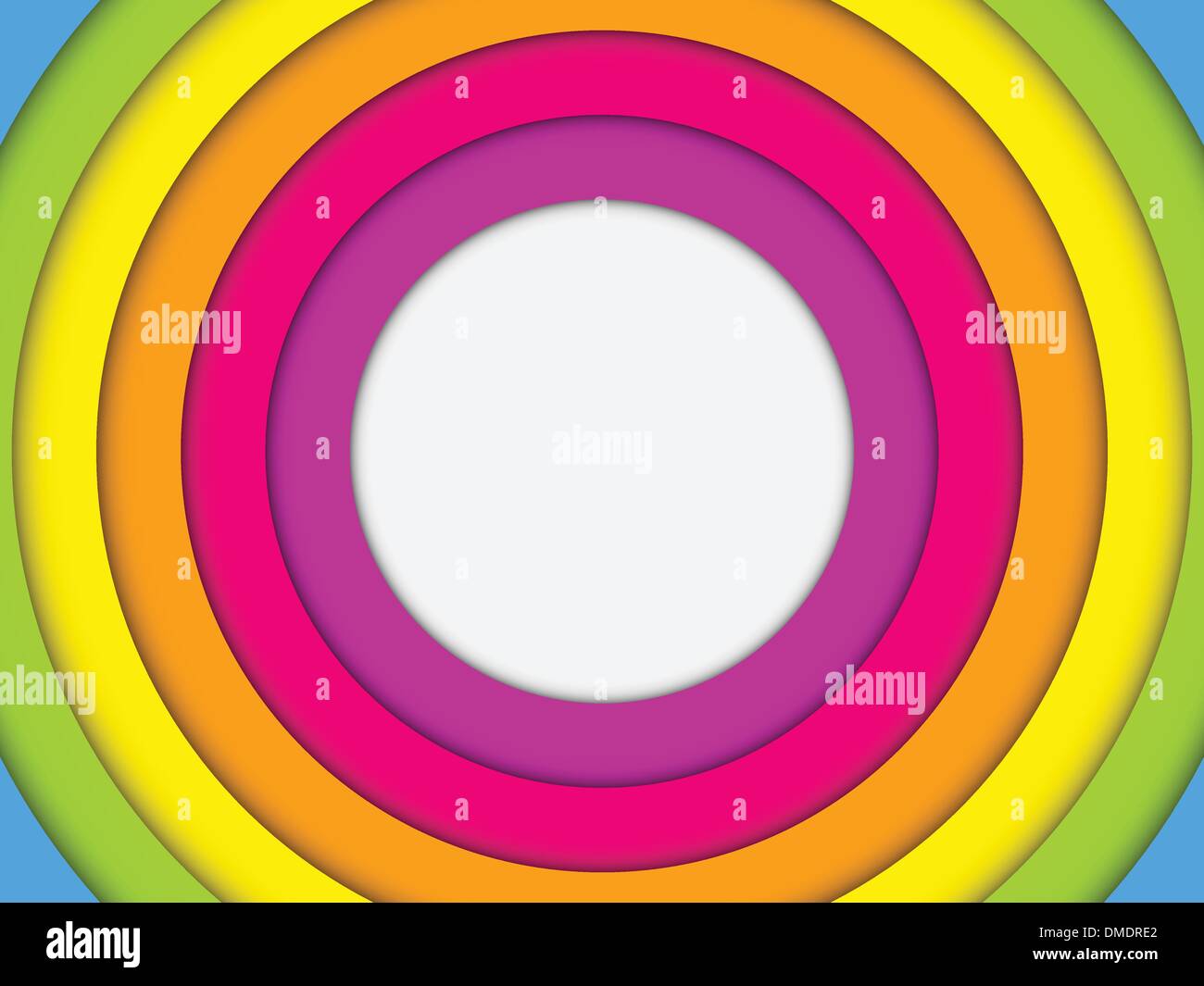 White background rainbow circles Stock Vector Images - Alamy