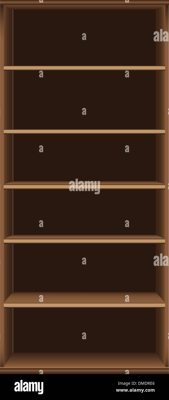 Bookcase texture Stock Vector Images - Alamy