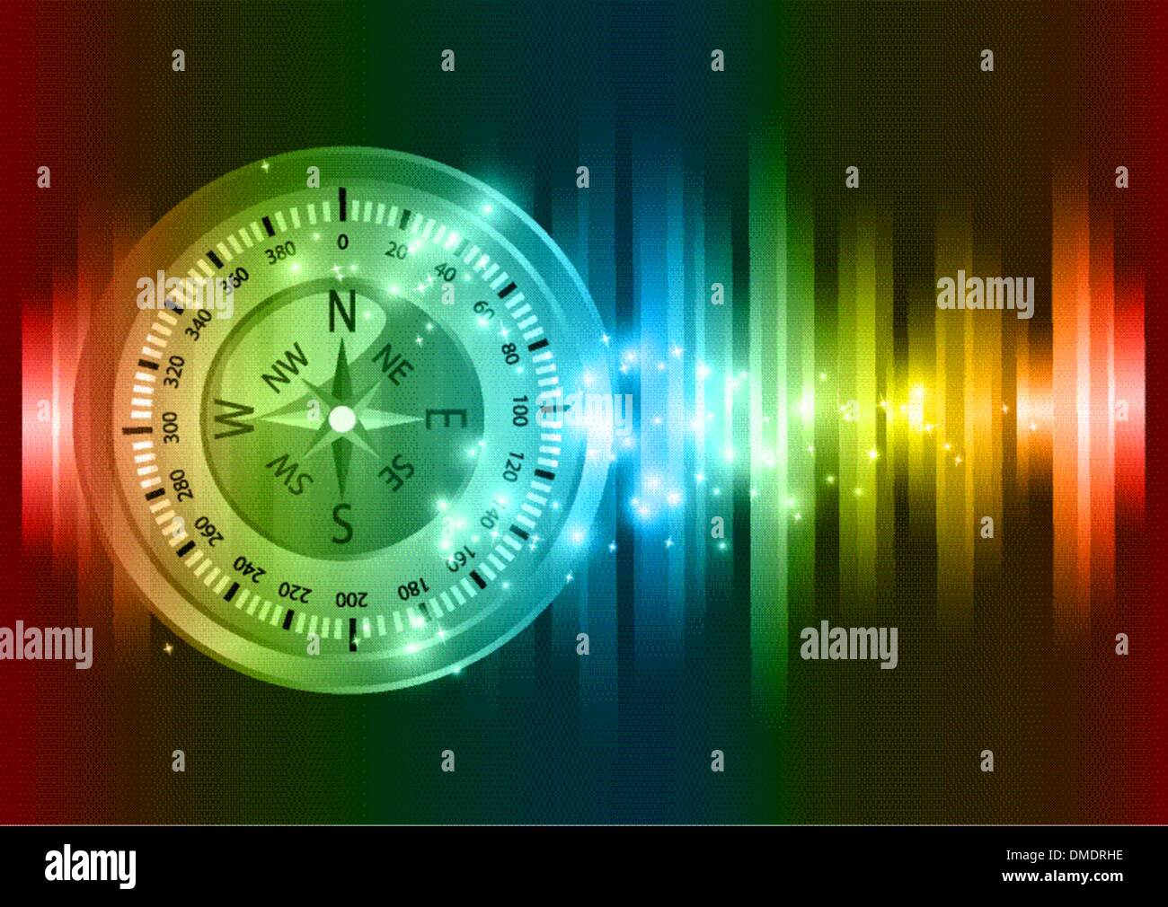 Abstract compass vector background Stock Vector Image & Art - Alamy