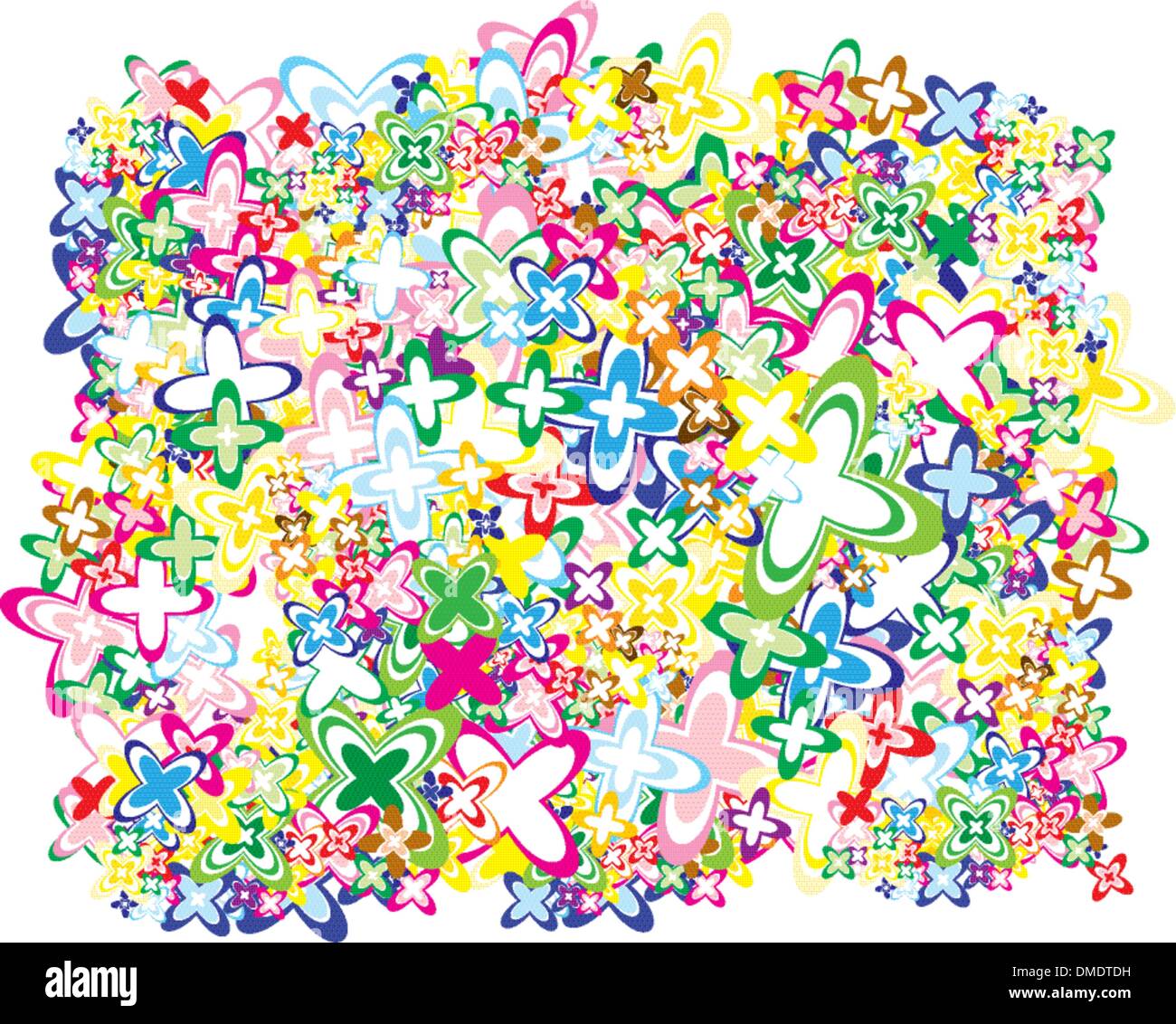 Vivid flowers background Stock Vector Image & Art - Alamy