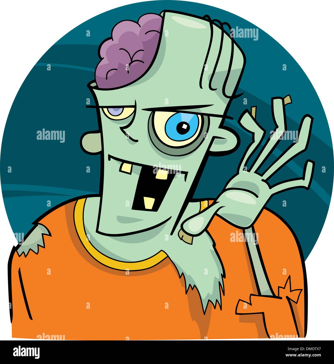 Caricature zombie Stock Vector Images - Alamy