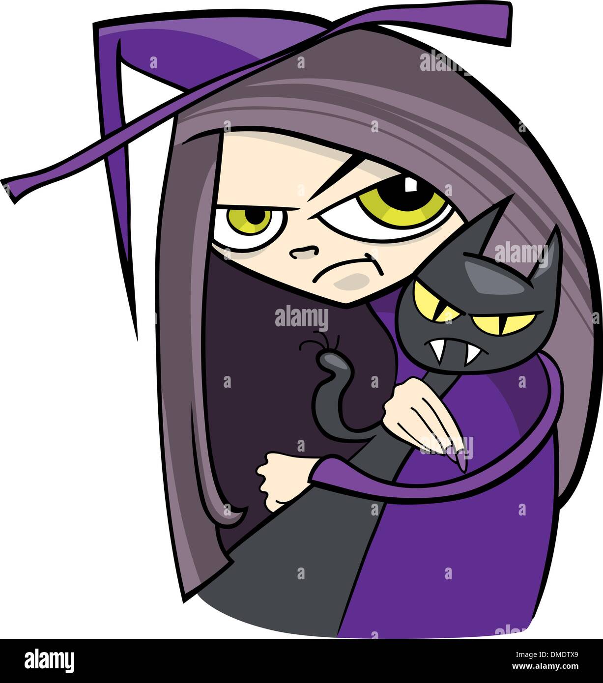 Gothic vampire girl Stock Vector Images - Alamy