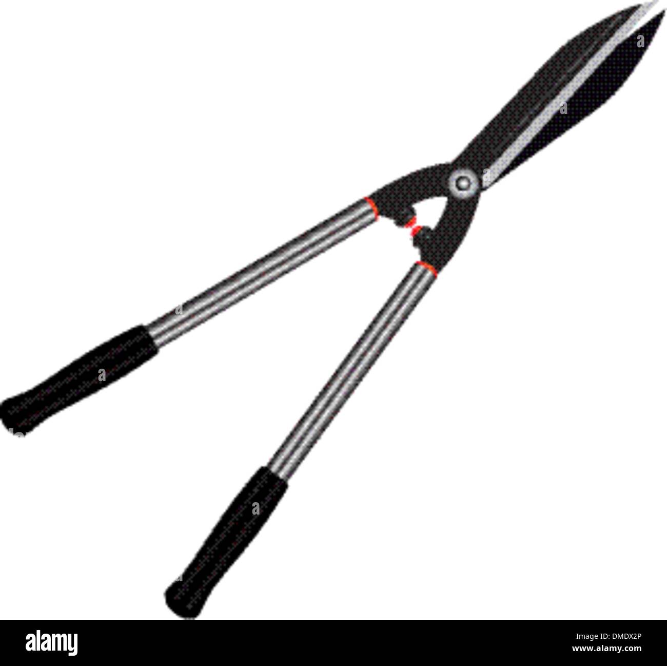 Tool garden cut clippers Stock Vector Images - Alamy