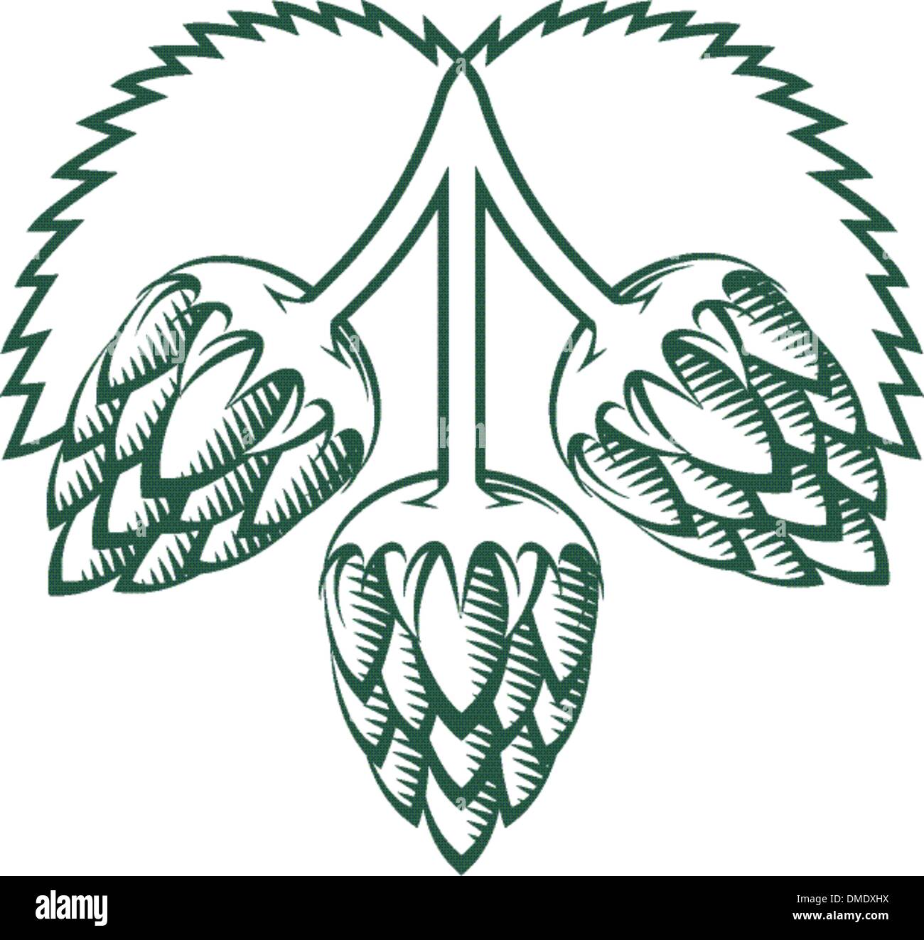 Tri leaf Stock Vector Images - Alamy