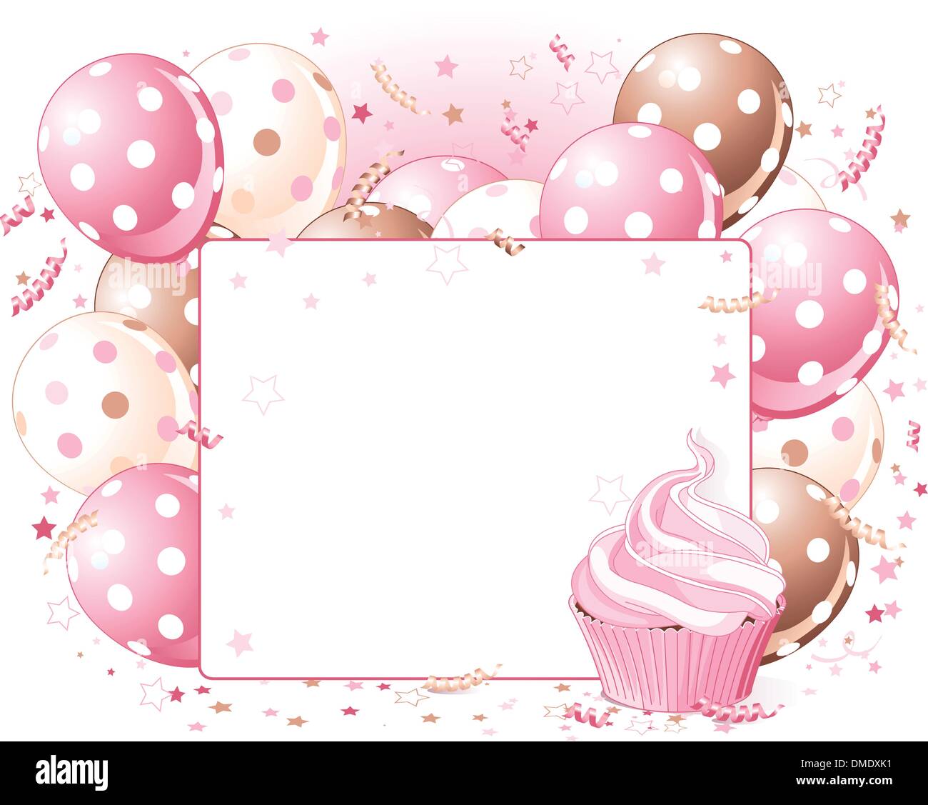 Balloons place card Stock Vector Image & Art - Alamy